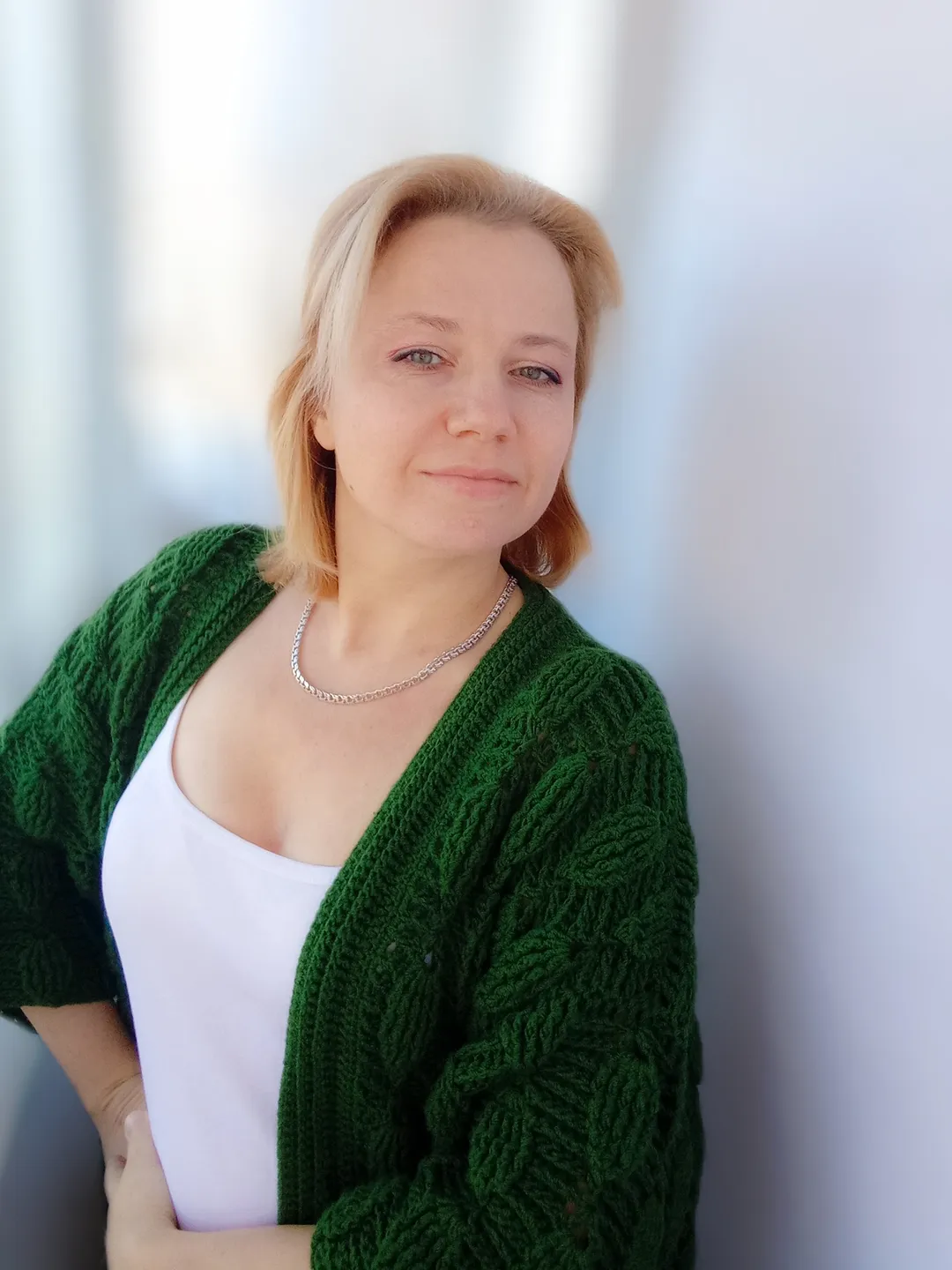 Leaves Stitch Open Front Cardigan Crochet Pattern