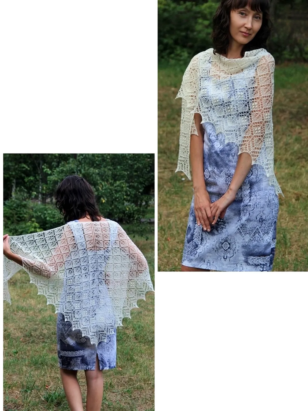 Free Quiet Evening Shawl Knitting Pattern