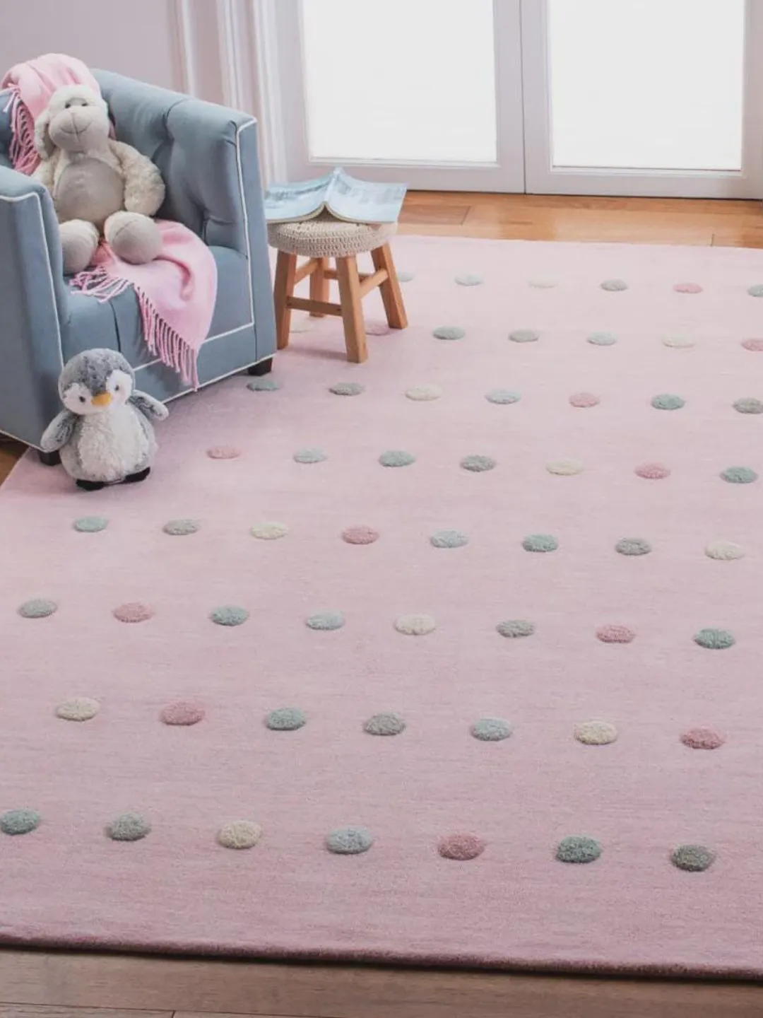 Polka Dot Rug Nursery