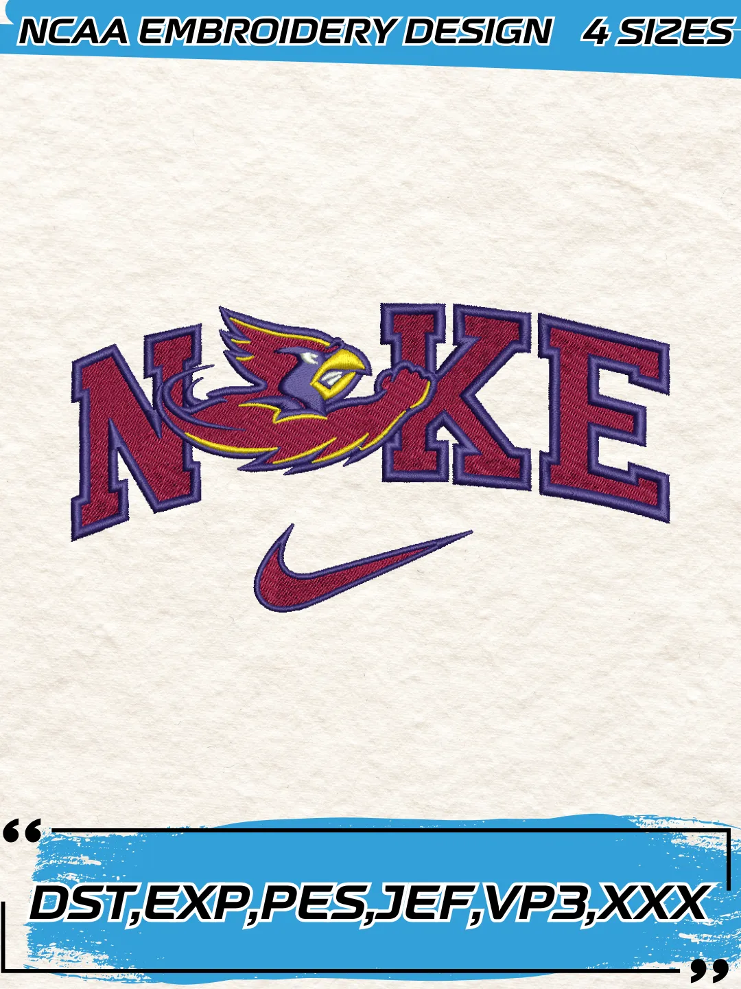 Nike x Iowa Hawkeyes Embroidery Design,NCAA Logo Embroidery Design ...