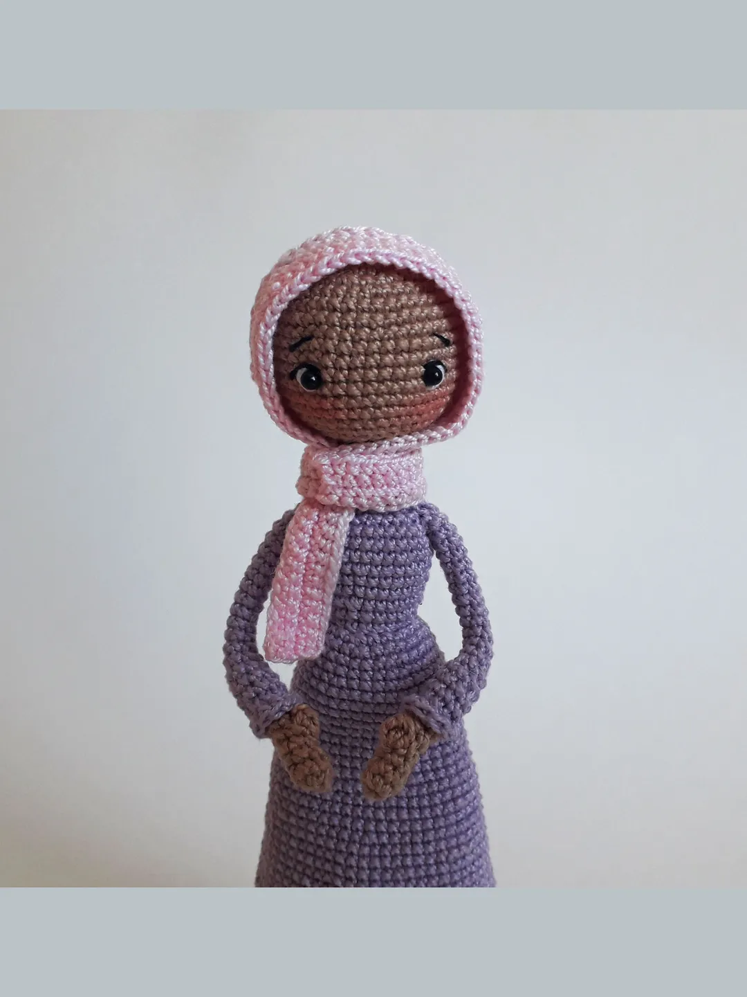 Pattern Crochet Doll in Hijab, Islamic Crochet Doll, Pattern Muslim Girl