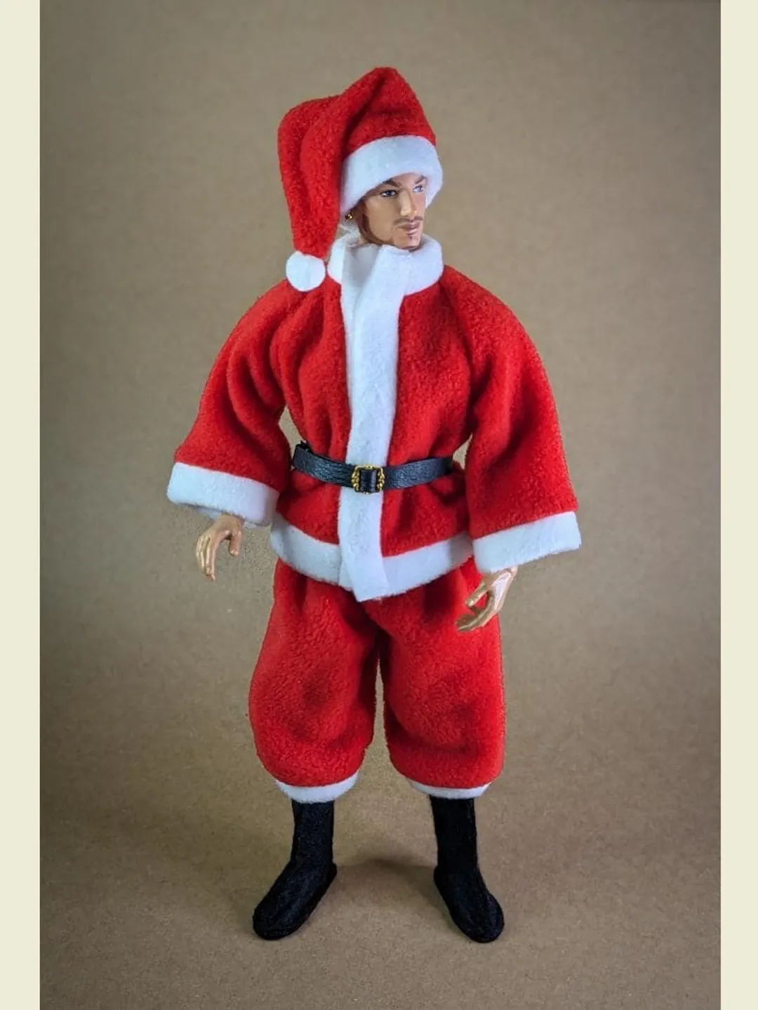 Cosplay Christmas Santa Claus costume for 13 inch Adonis fashion dolls