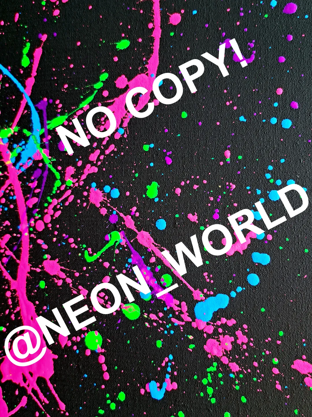 Digital art neon splash for design abstraction modern art contemporary ...
