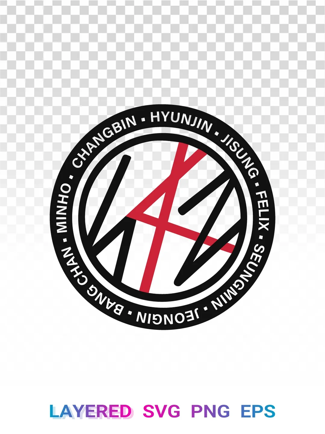 Stray Kids Stay Heart SVG, SKZ Logo PNG, K-pop Fan Cricut