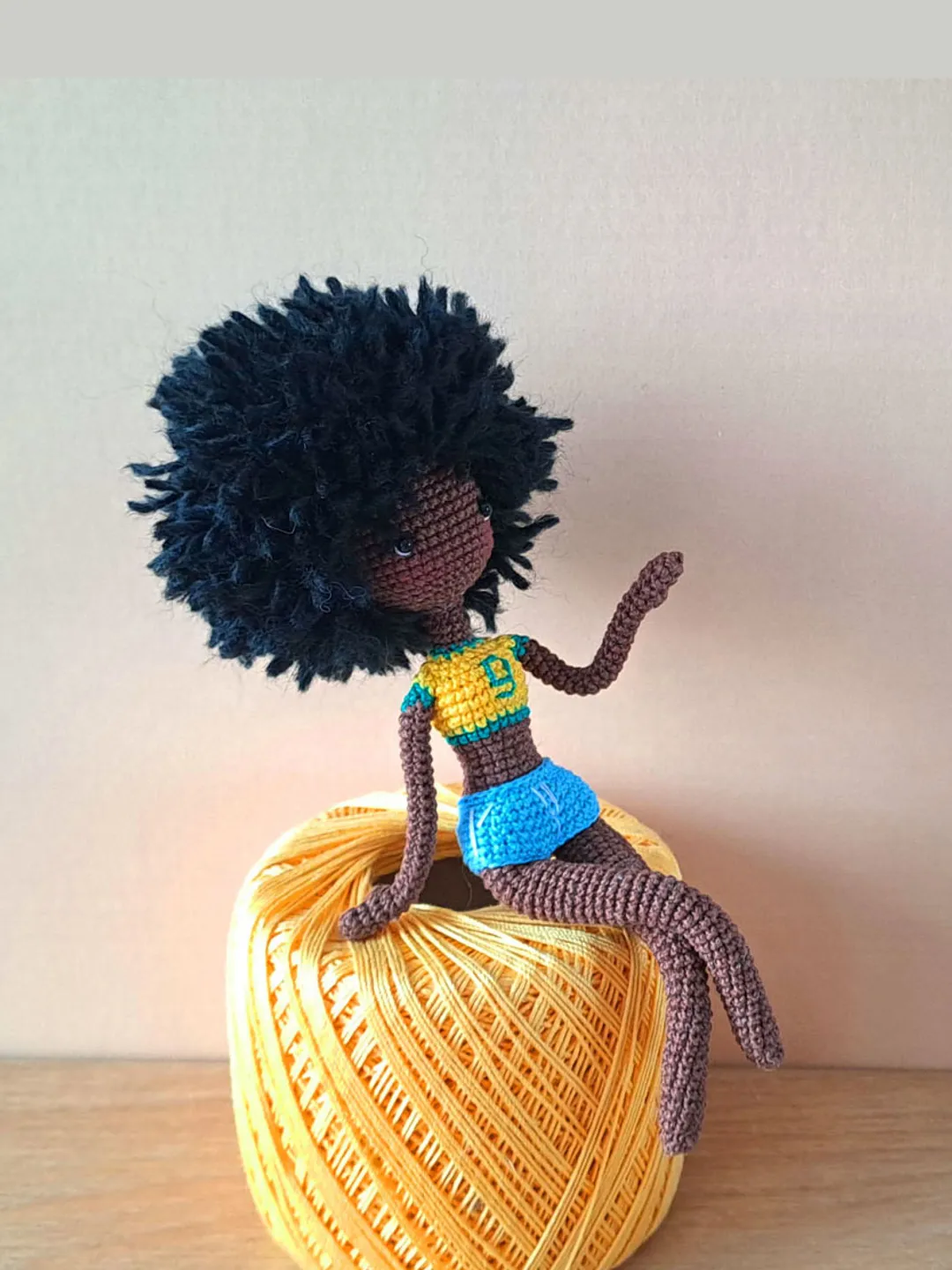 Pattern Brazilian doll. Crochet brazilian doll. pattern crochet black ...