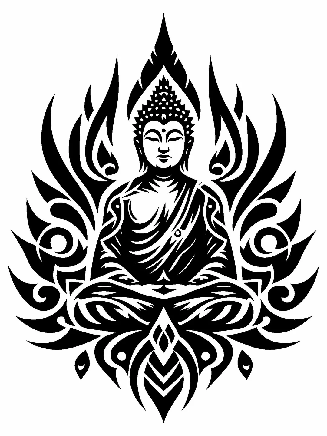 Buddha SVG Bundle, Buddhism Clipart, Buddha Vector, Meditation SVG ...