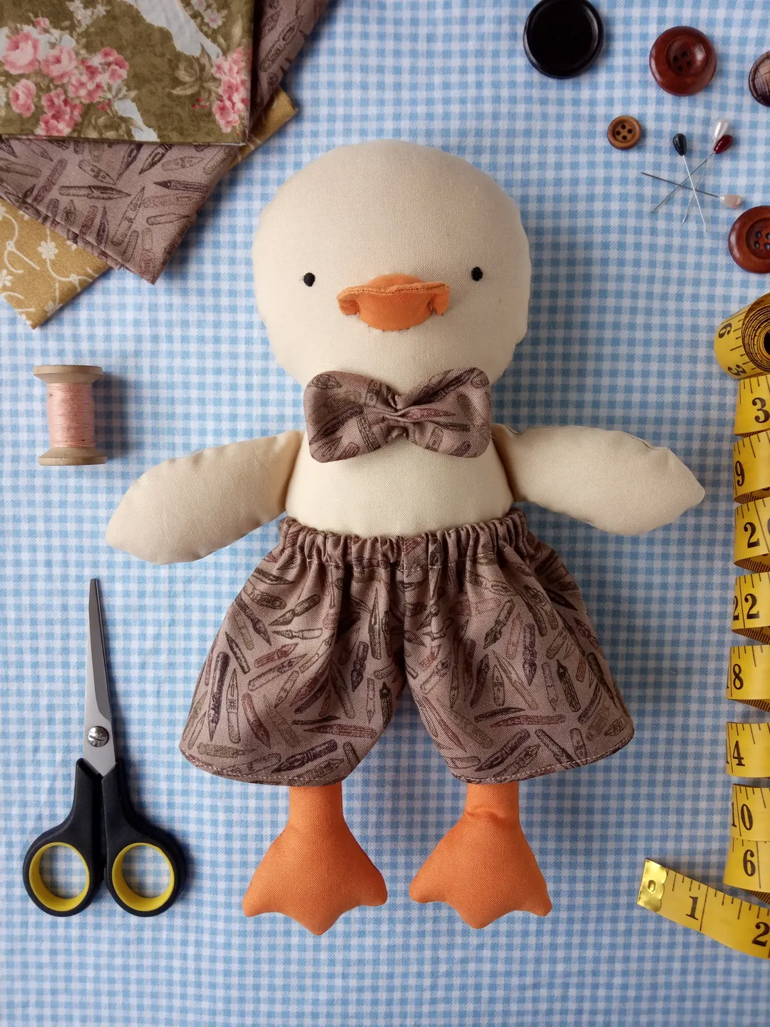 Duck Doll Easy Pattern PDF.