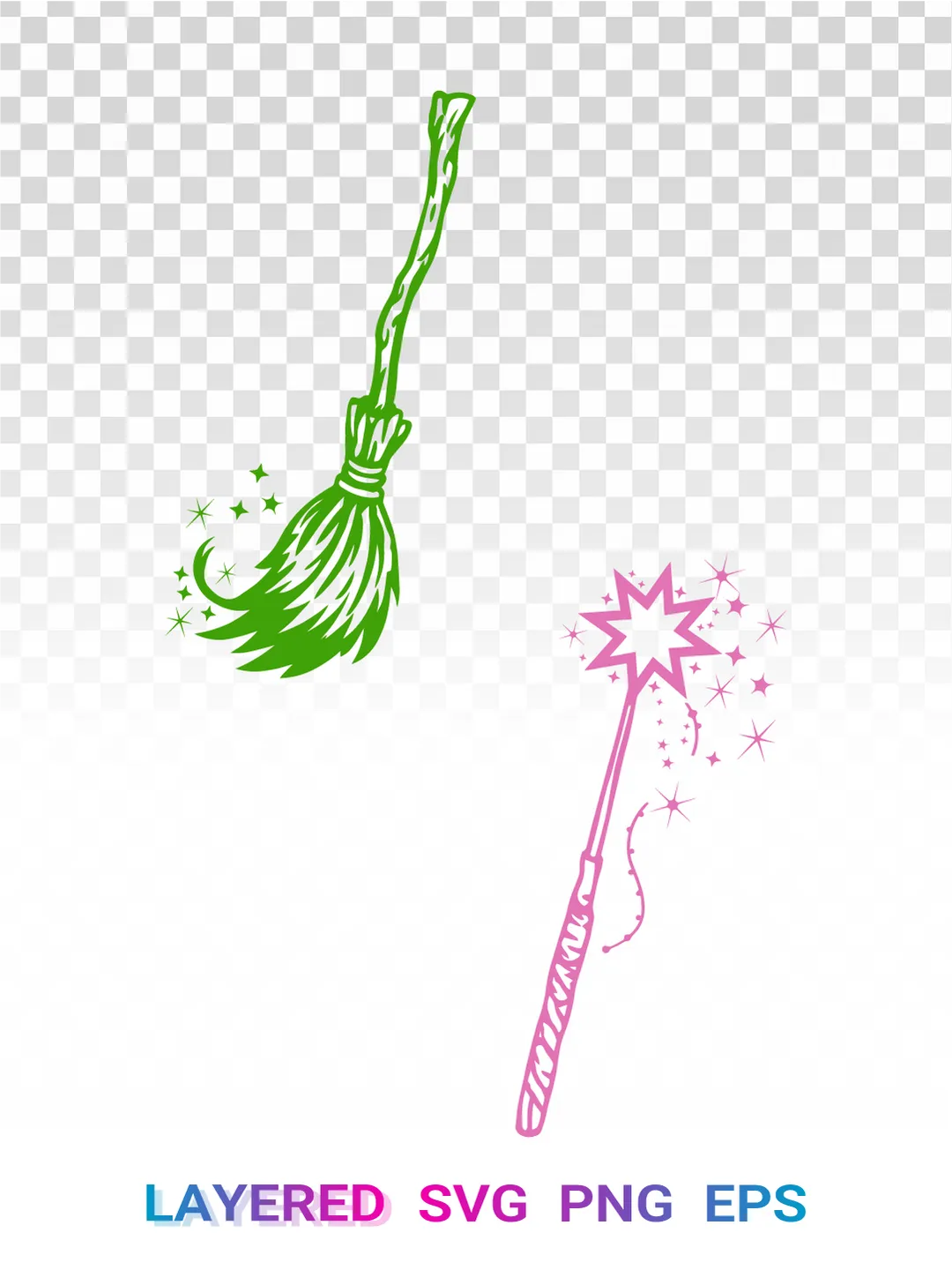 Trending Wicked Witch & Glinda SVG for the 'Defying Gravity' Bestie Squad