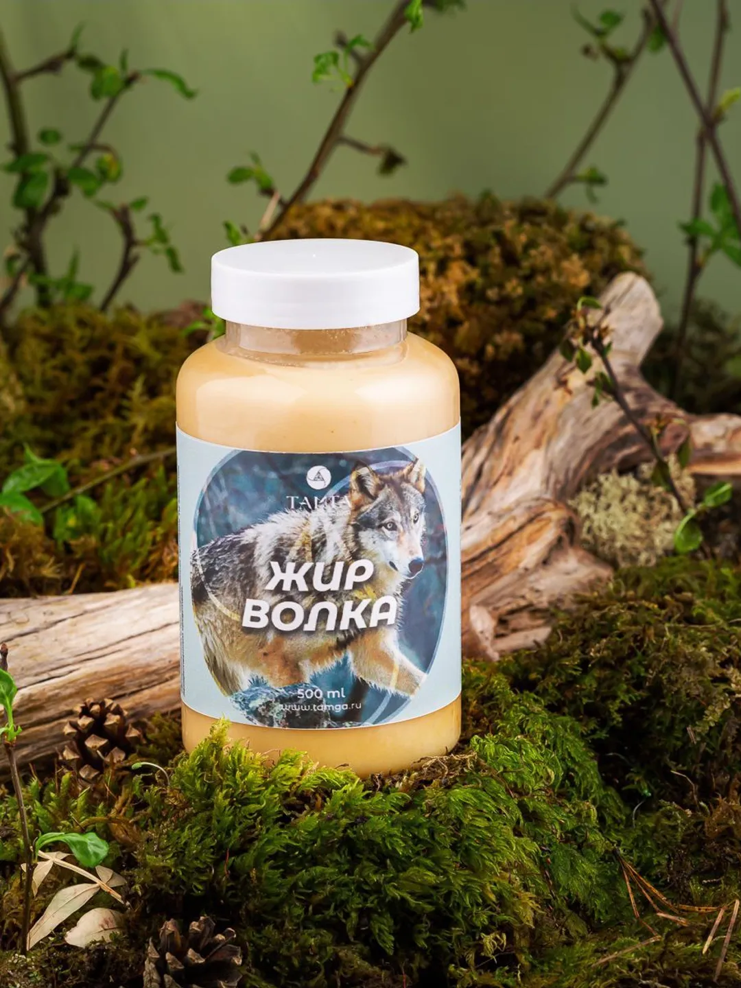 Wolf fat is natural 100 ml ( 3.38 oz )