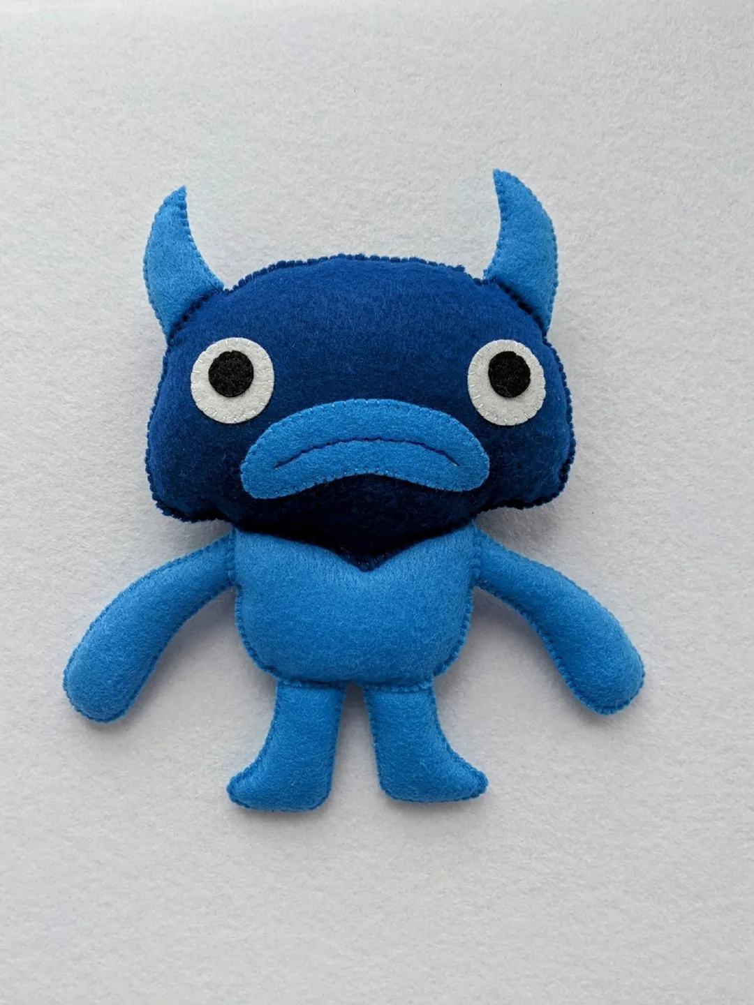 Endless alphabet Monsters Felt toys, Endless Numbers - Big Blue Monster