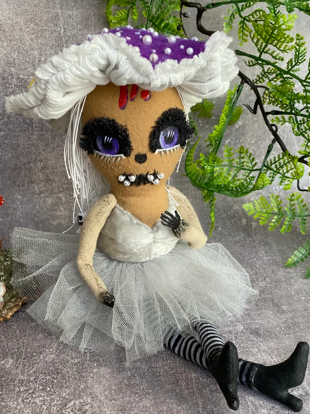 Halloween doll for creepy decor . Creepy doll . Halloween home decor ...