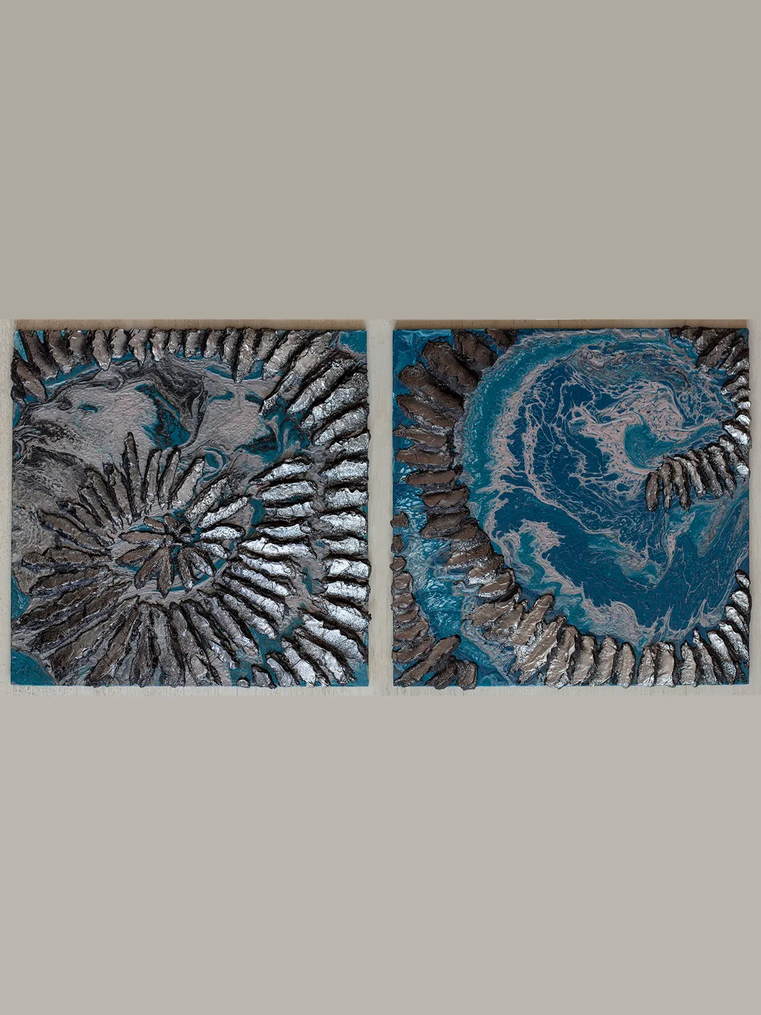 Modern Abstract Acrylic Painting 3D Golden Sun Art on MDF Board, 40x30 ...