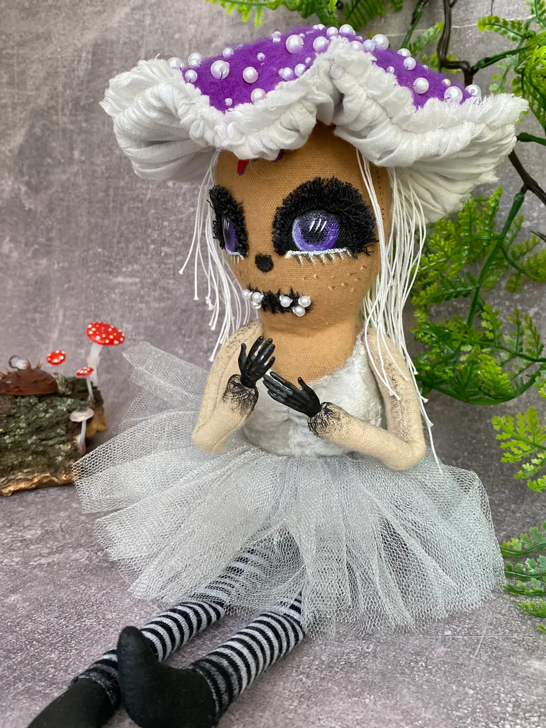 Halloween doll for creepy decor . Creepy doll . Halloween home decor ...