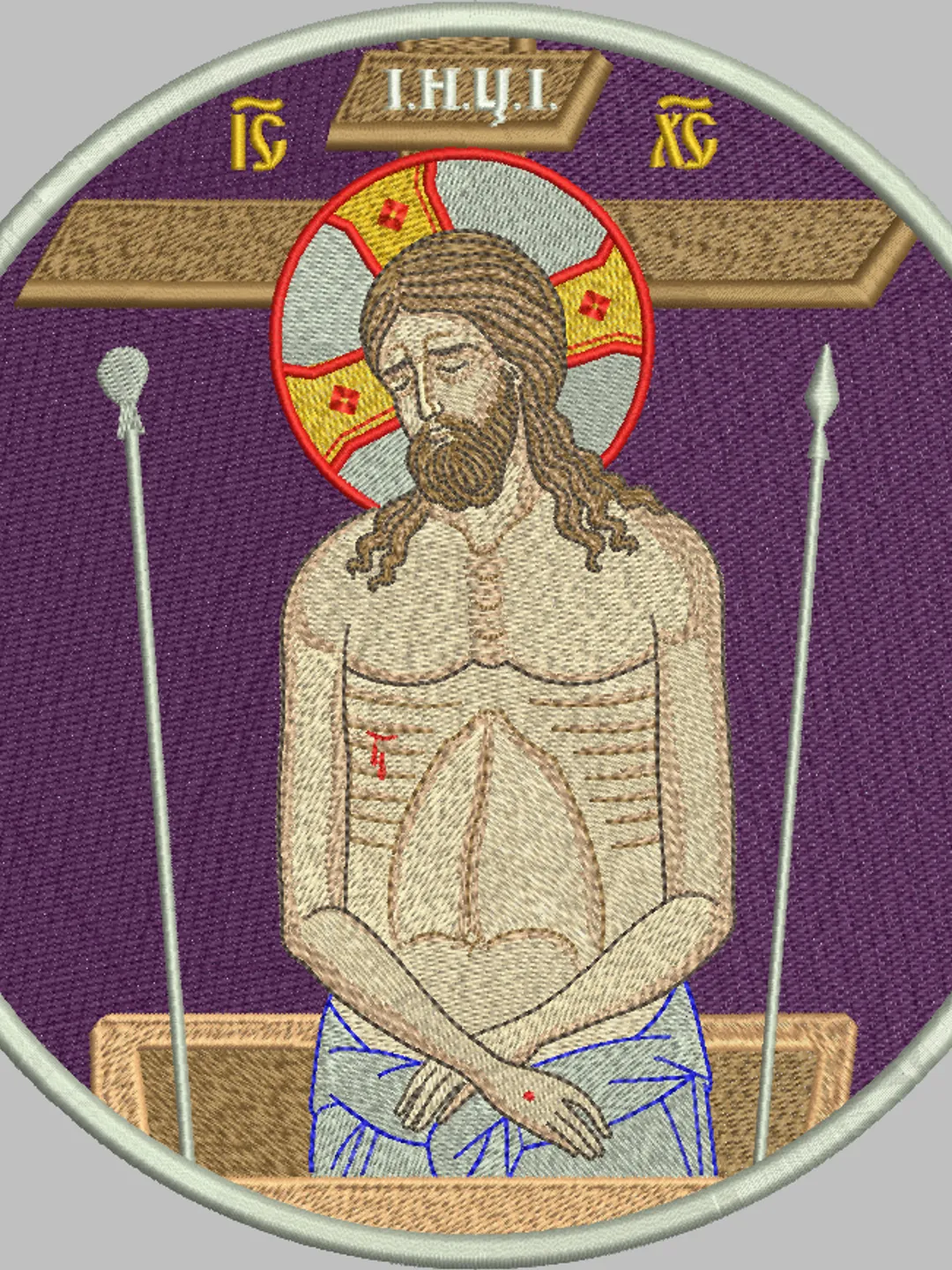 Christ Extreme Humility embroidery design