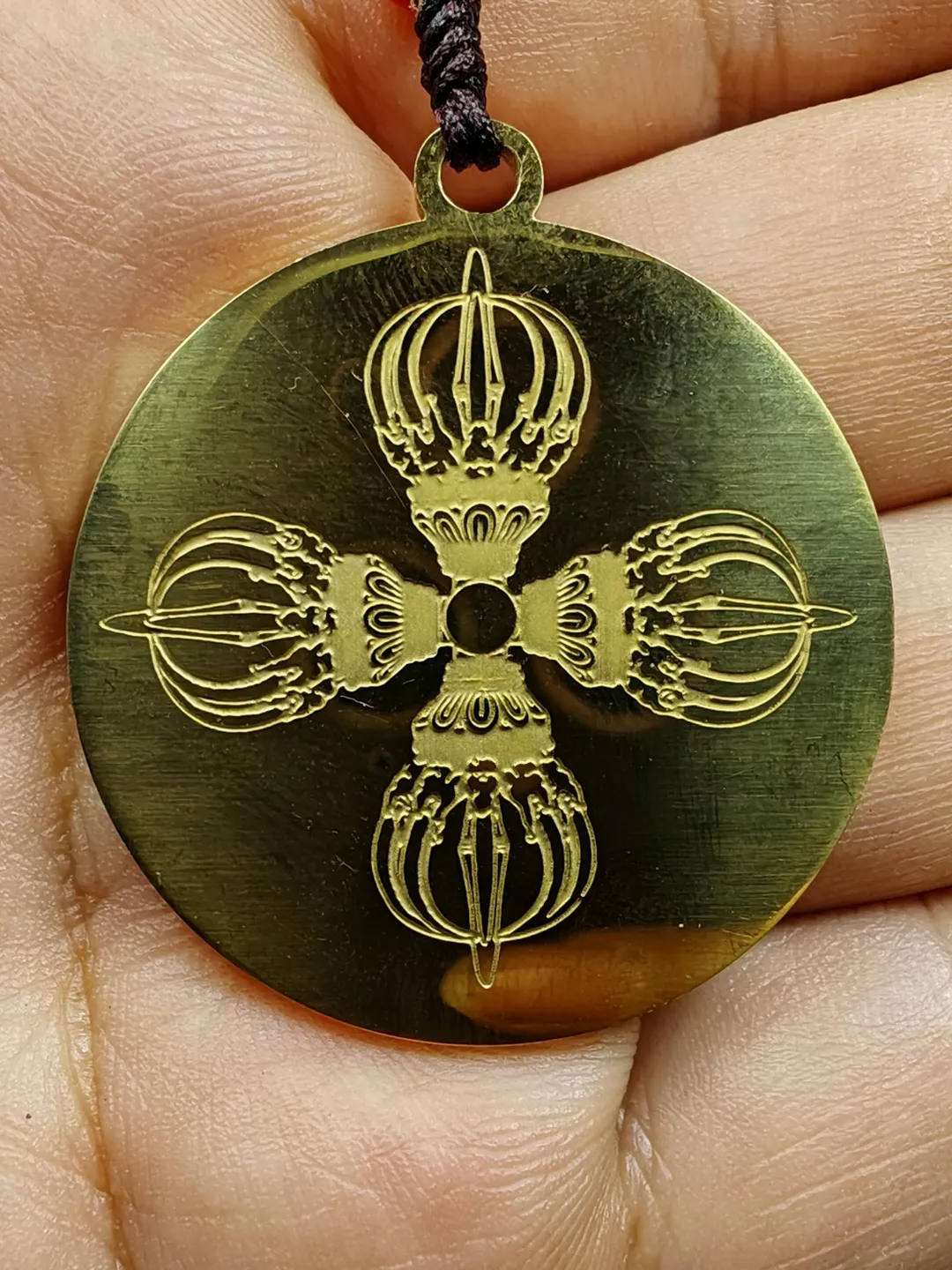 Mantra Charm of Lion-faced Dakini/Simhamukha Amulet/Longsal Sengmar ...