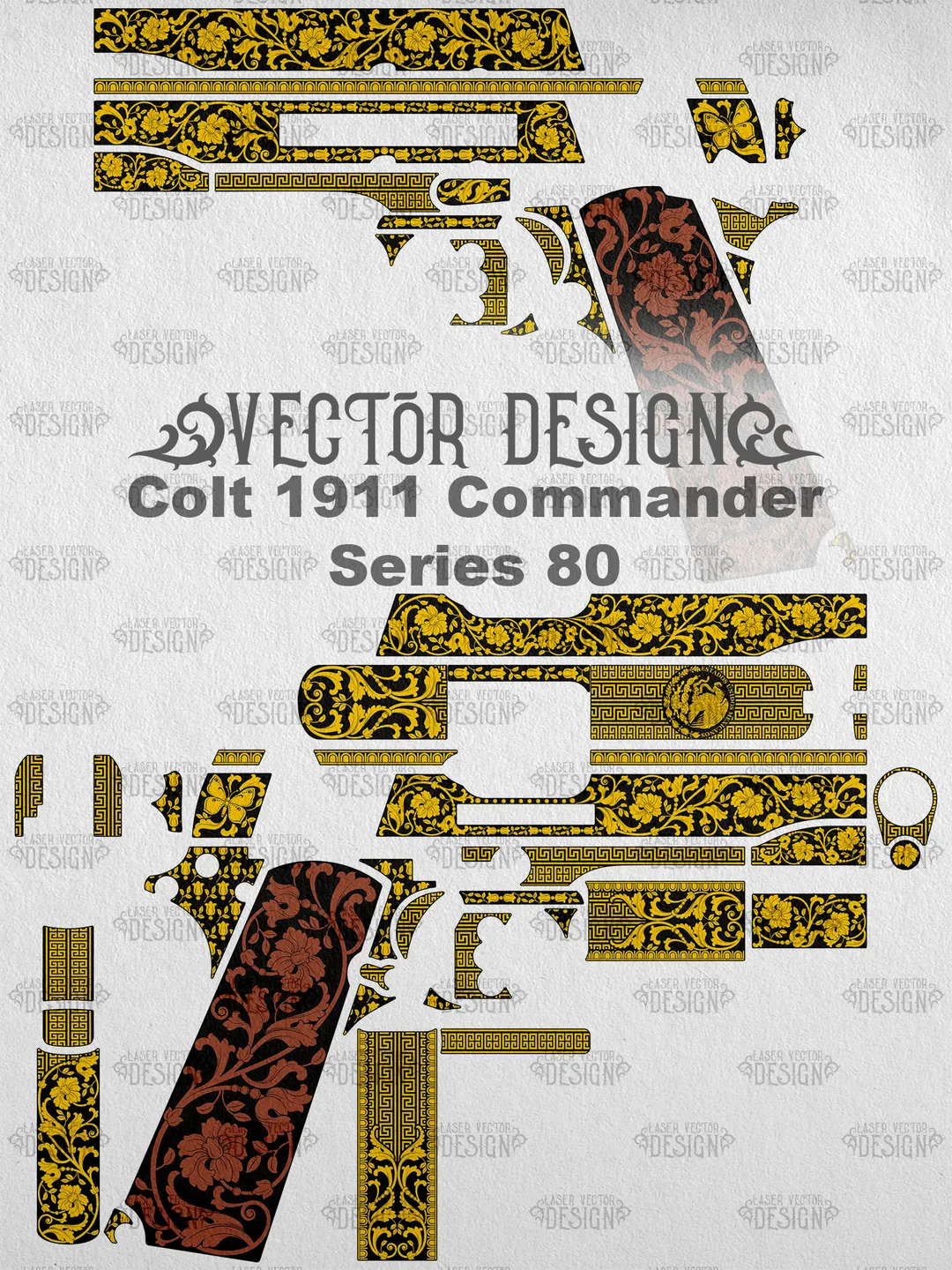 VECTOR DESIGN Micro Draco Versace scrollwork