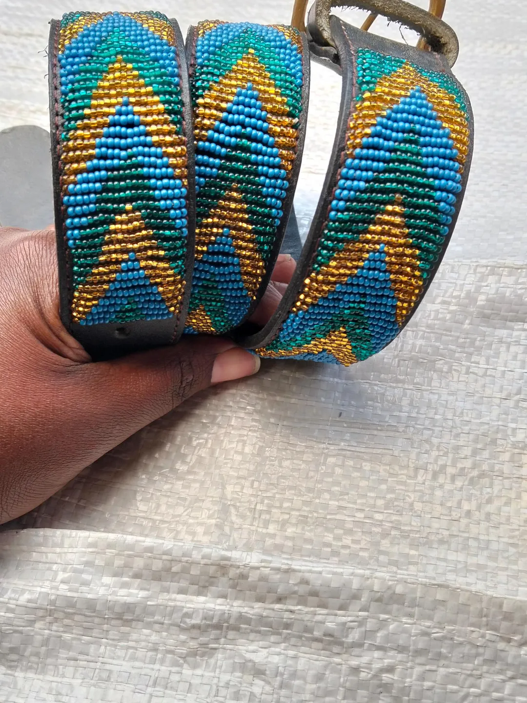 African beaded belt, unisex leather belt, handmade belt, Bohemia belts ...