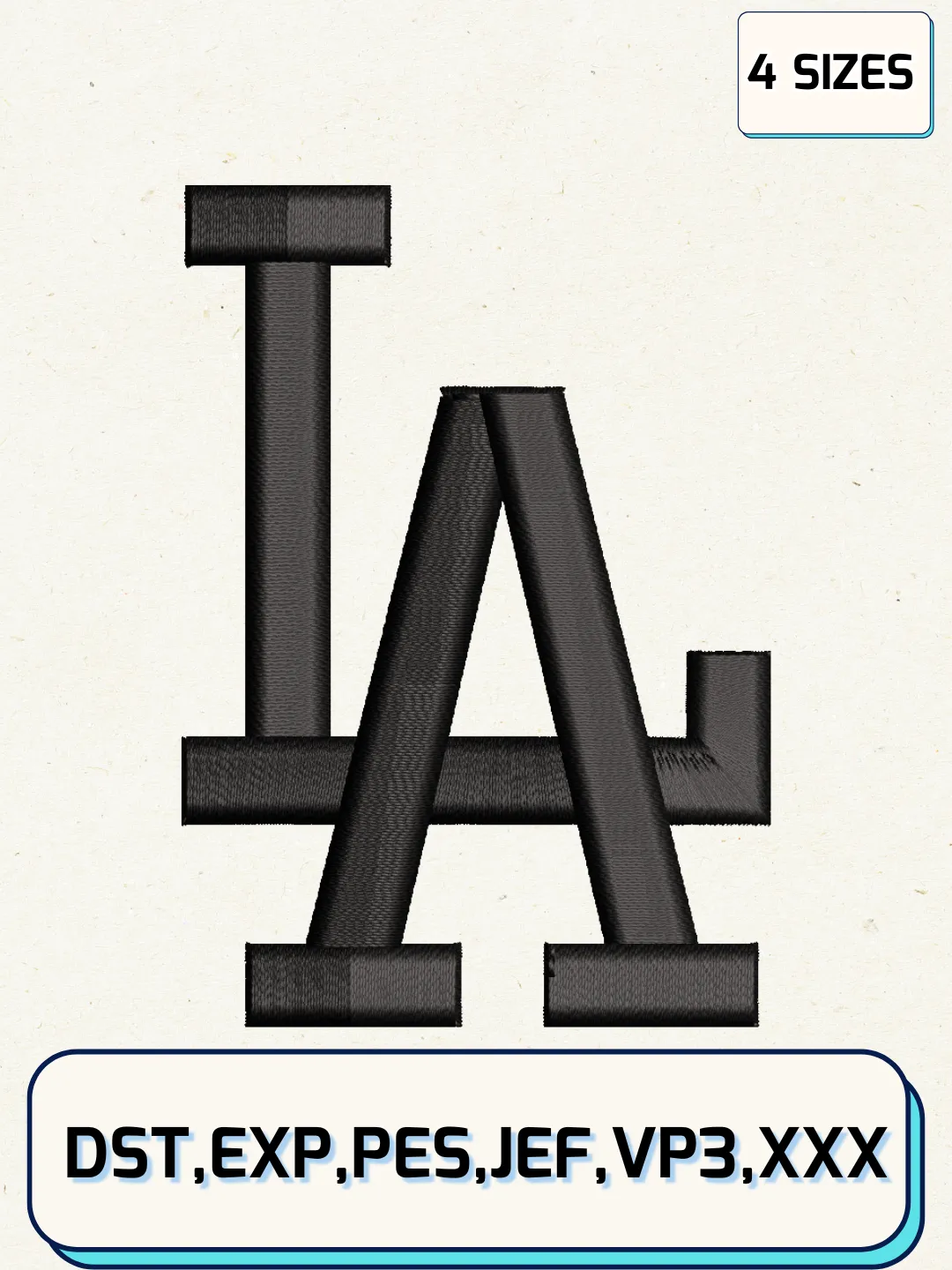 Los Angeles Dodgers Logos Embroidery Design Files, MLB Logos Embroidery ...