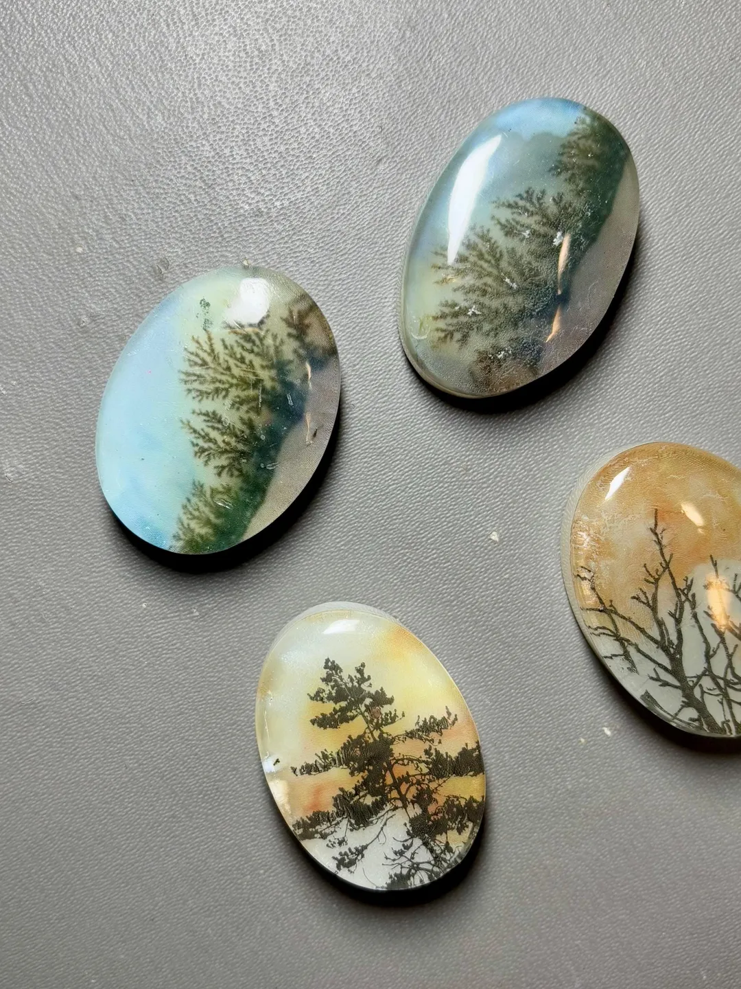 Handmade Opal Cabochon: Precious Gemstone, Dawallaet Oval Stone