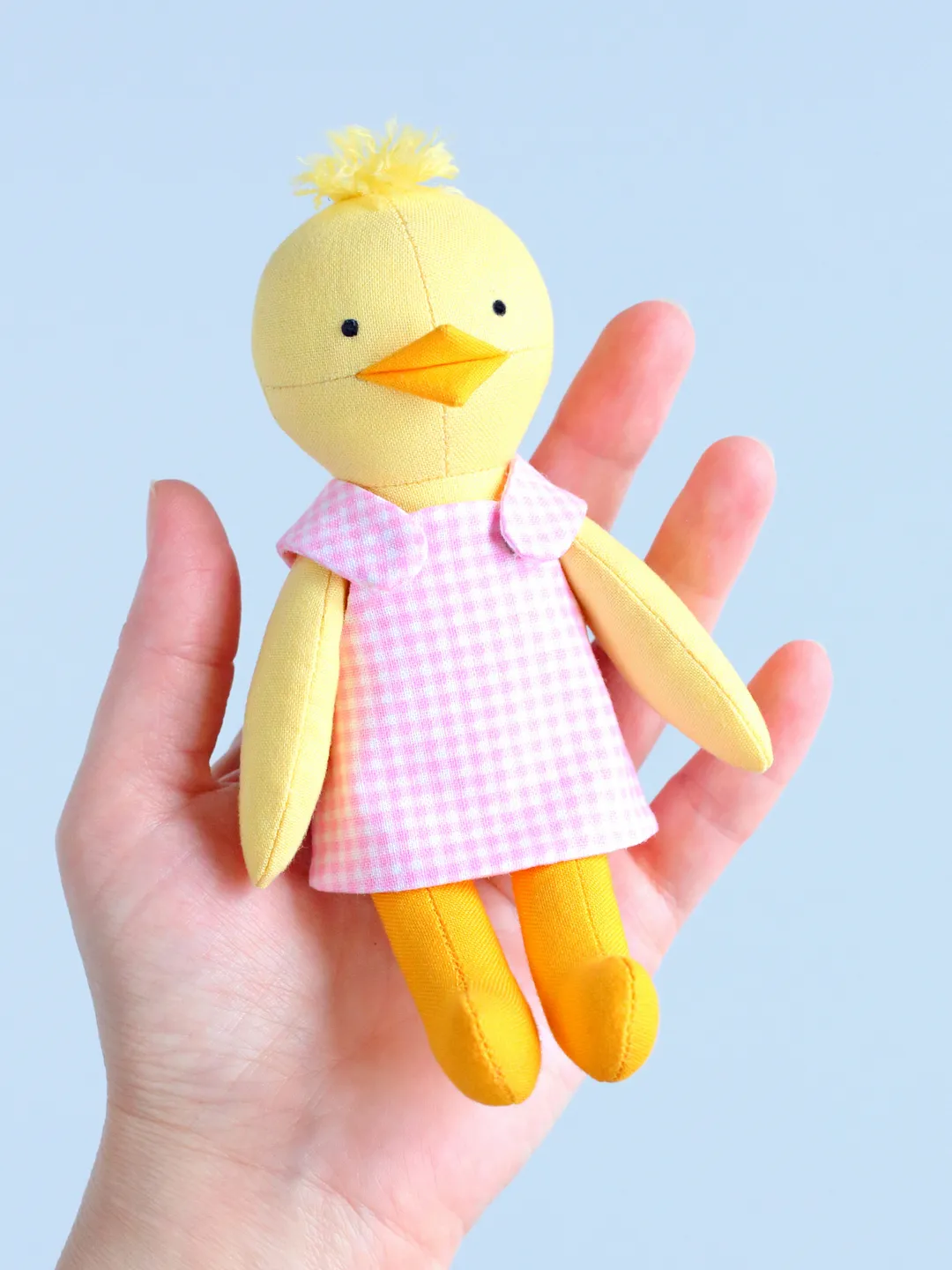 PDF Mini Chick Stuffed Animal Sewing Pattern