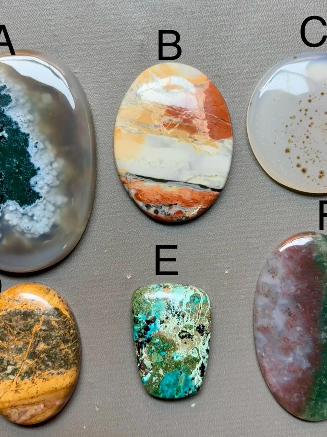A ,Natural mix Stone Cabochon, Handmaid, Gemstone, jewellery