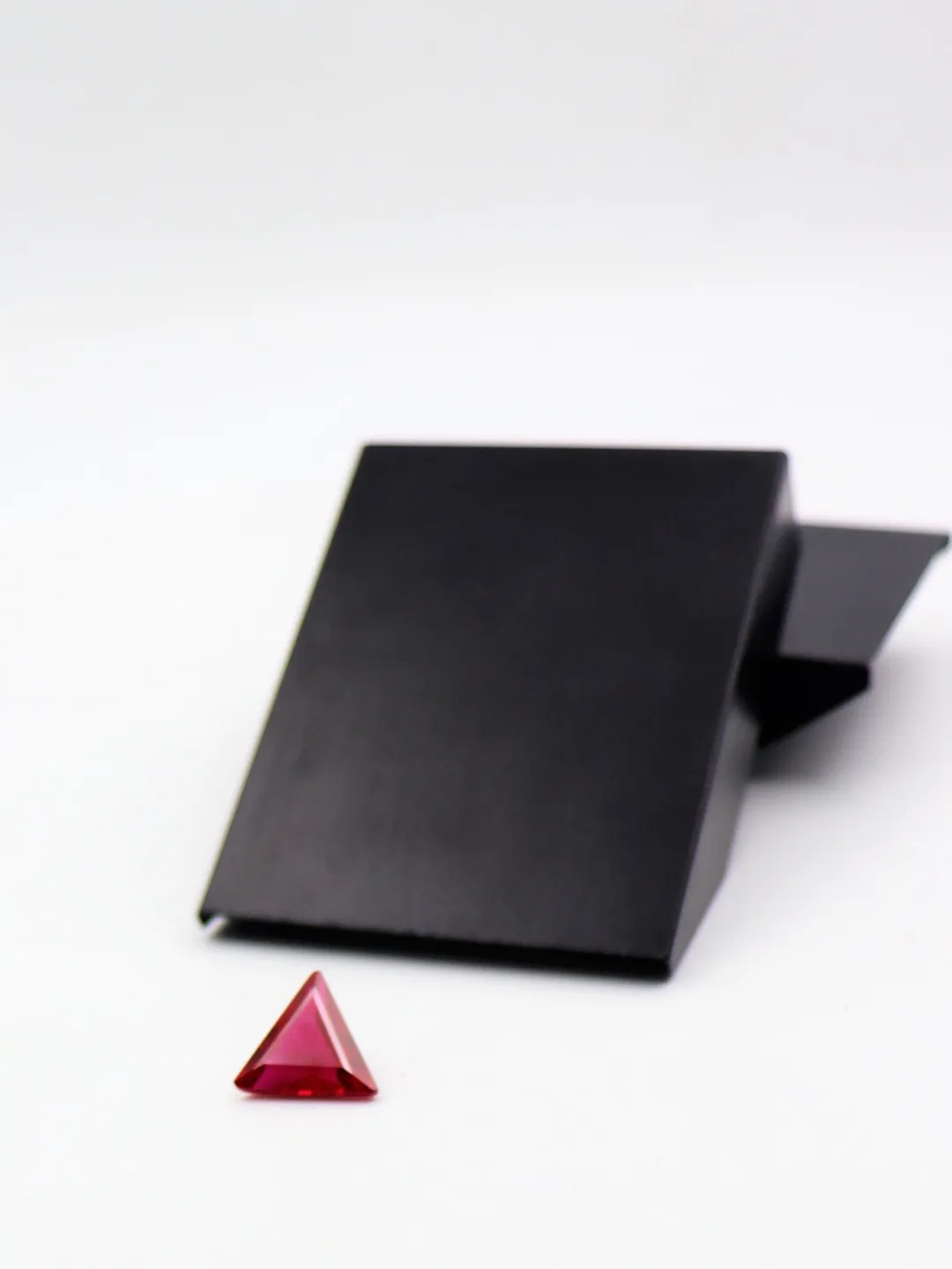 Red Ruby Triangle Shape AAA Rated Lab Created Red Ruby Faceted Gemstone ...