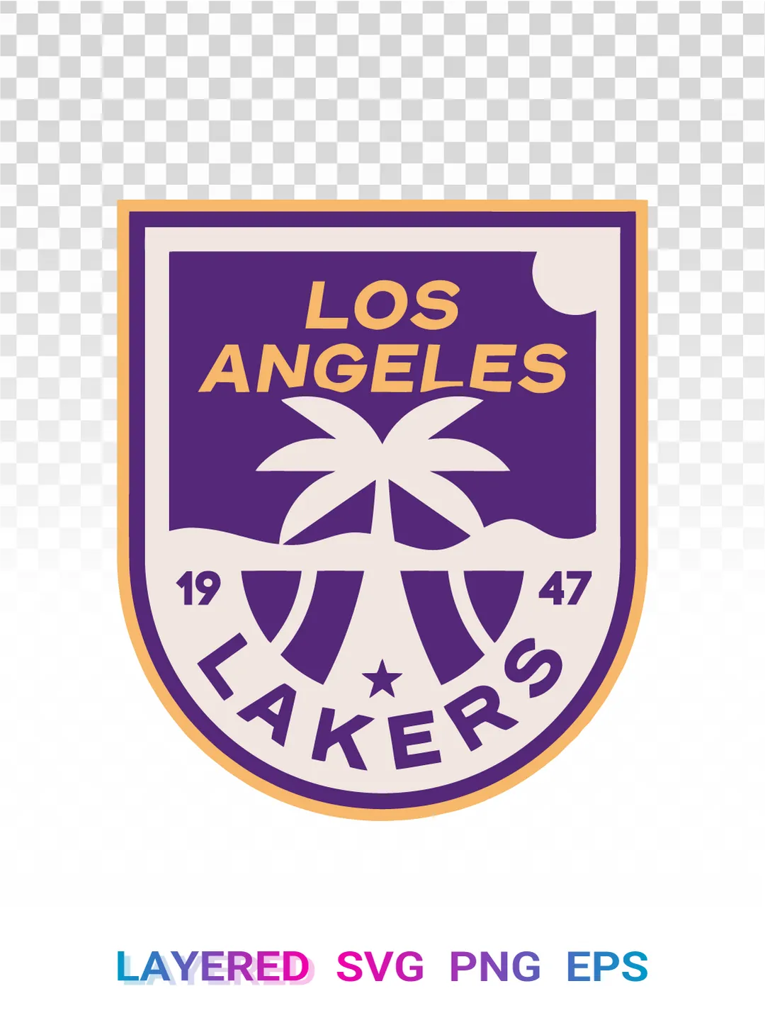 Iconic Los Angeles Lakers SVG for the Die-Hard Laker Nation Fan