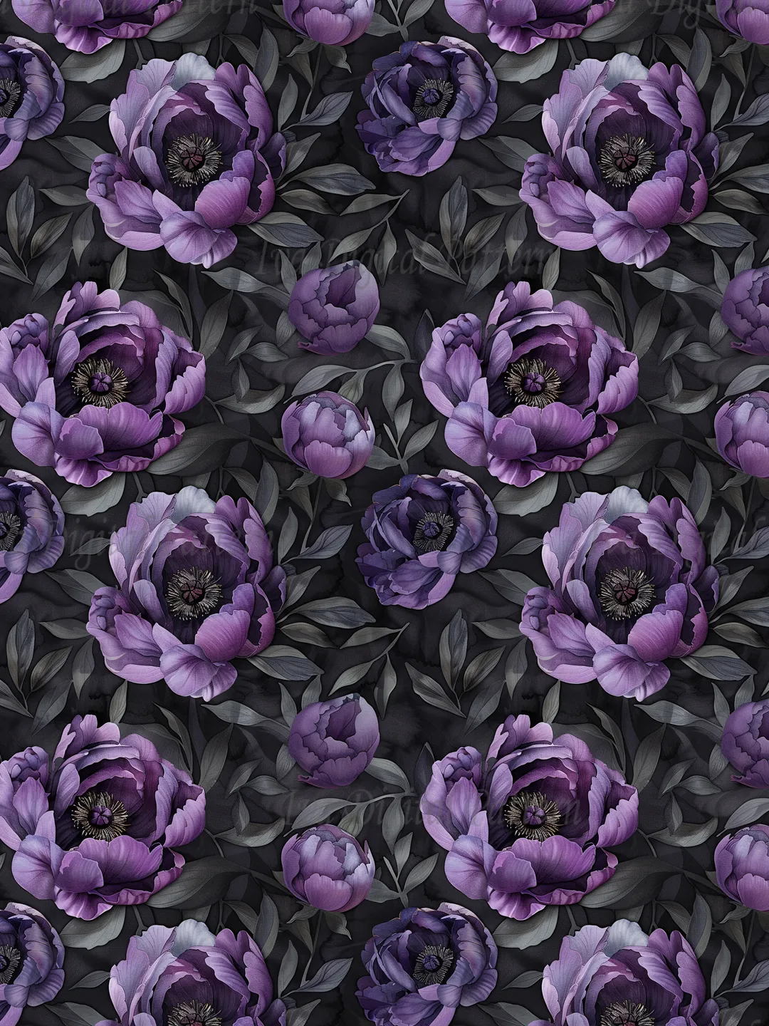 Seamless lilies of the valley flowers pattern, digital paper, mosaic ...