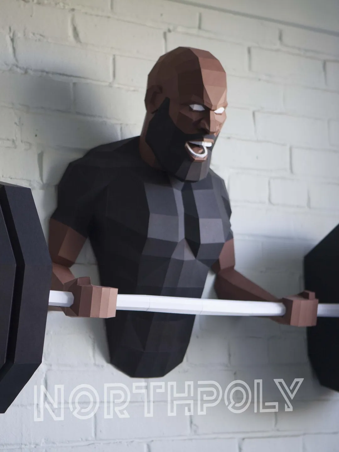 Papercraft Bust, Bicep Curls, Digital Template, PDF Download, Gurko, 3D ...
