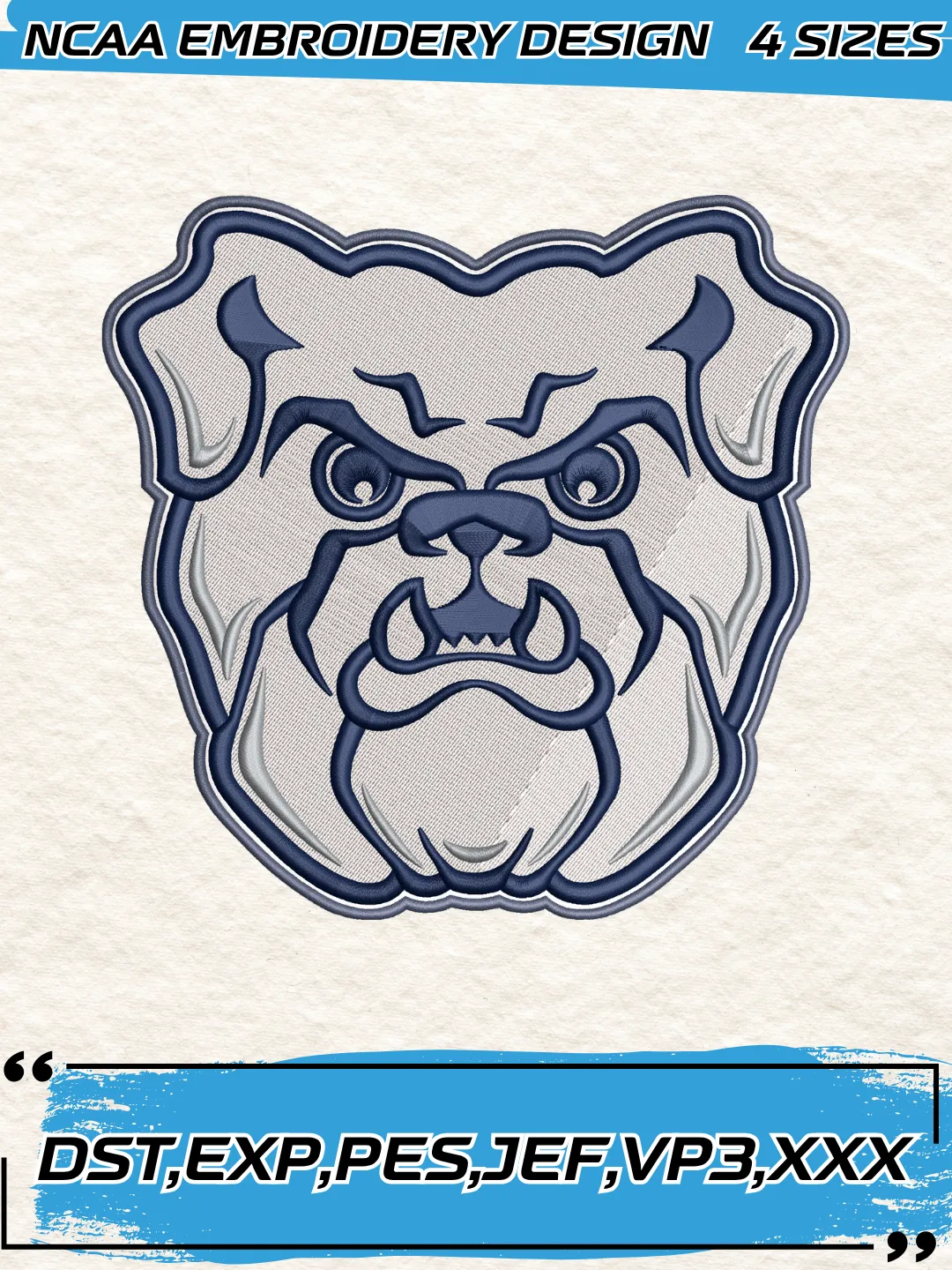 Drake Bulldogs Logo Embroidery Design,NCAA Logo Embroidery Design ...