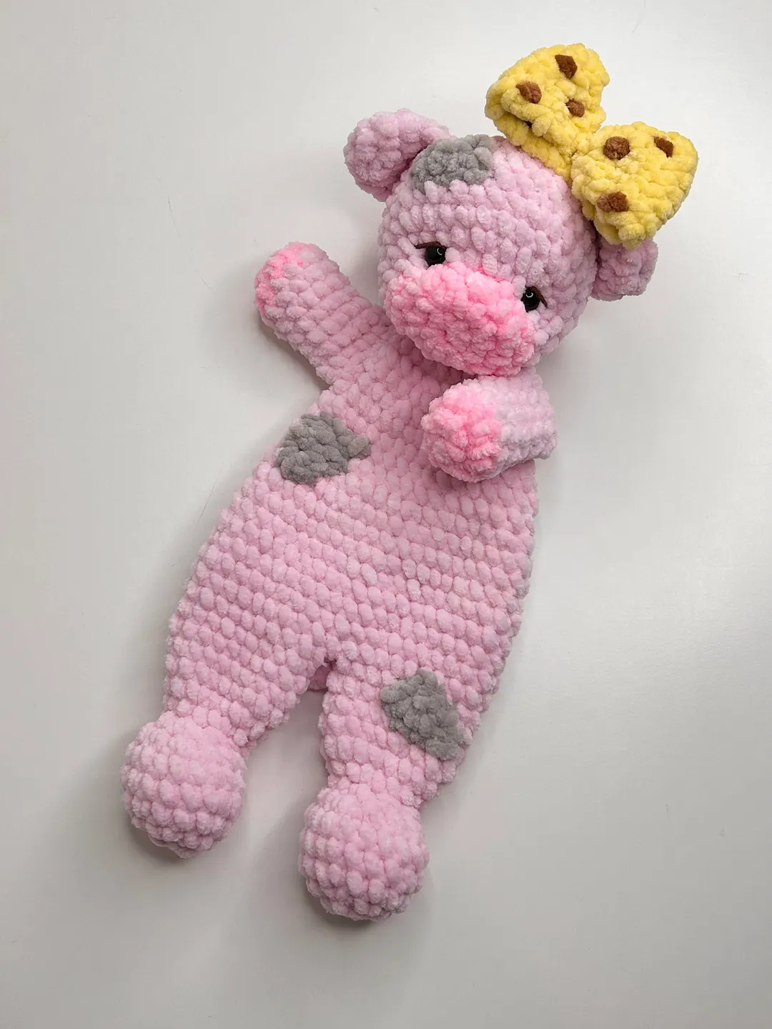 Crochet bunny snuggler pattern Amigurumi rabbit lovey pattern