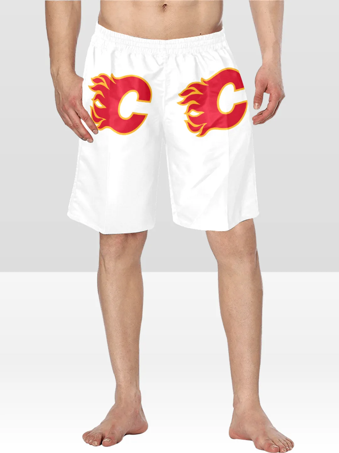 Calgary Flames Swim Trunks