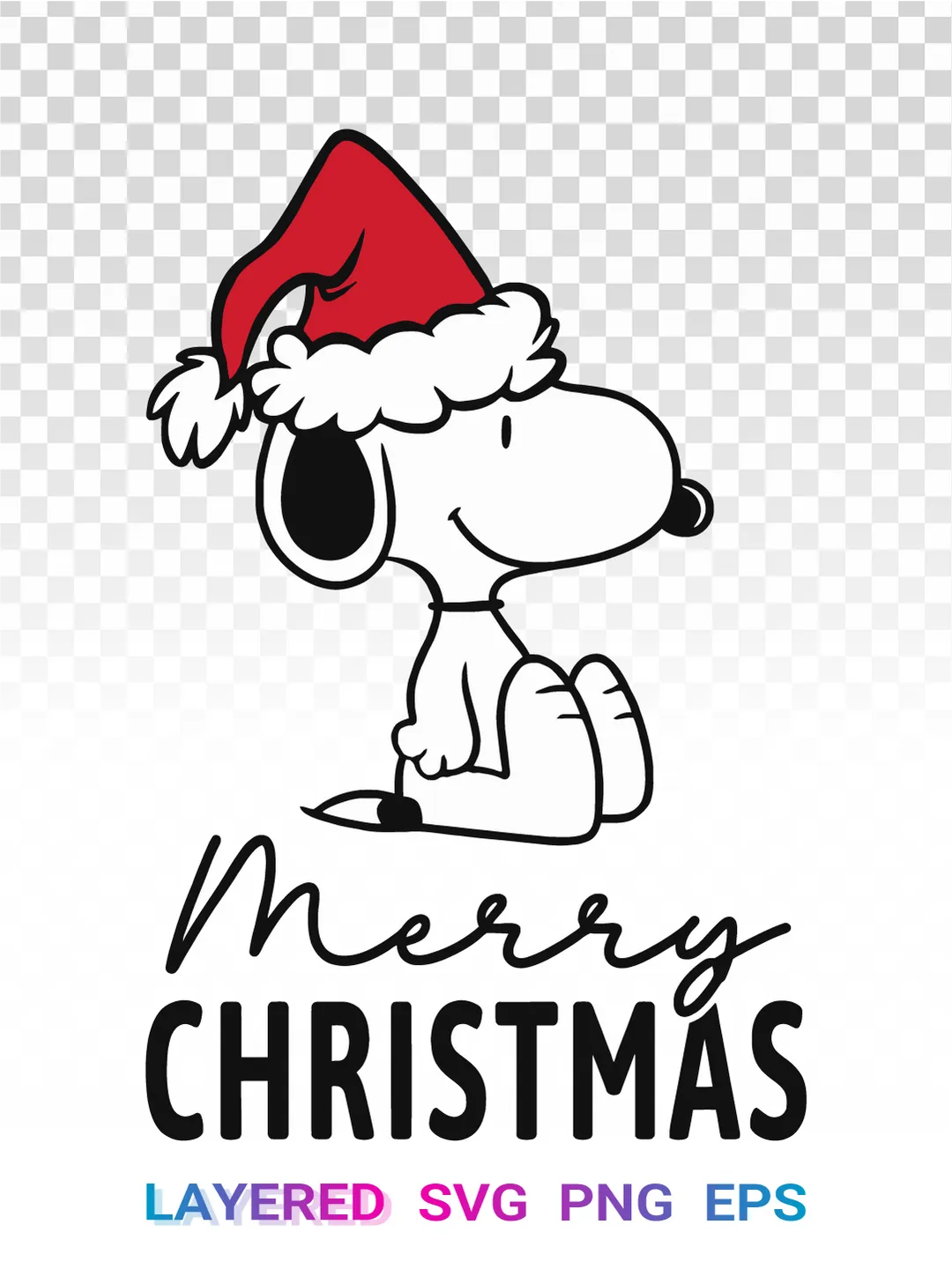 Snoopy Christmas SVG, Peanuts PNG Clipart, Woodstock Holiday