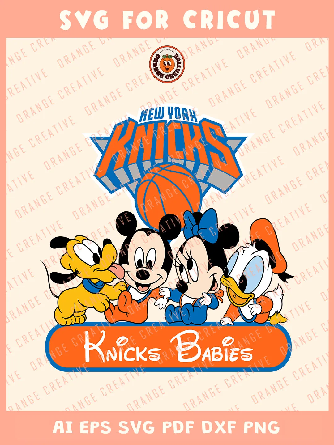 NBA Knicks Babies Svg Files, NBA Team x Mickey Svg Designs, NBA New ...