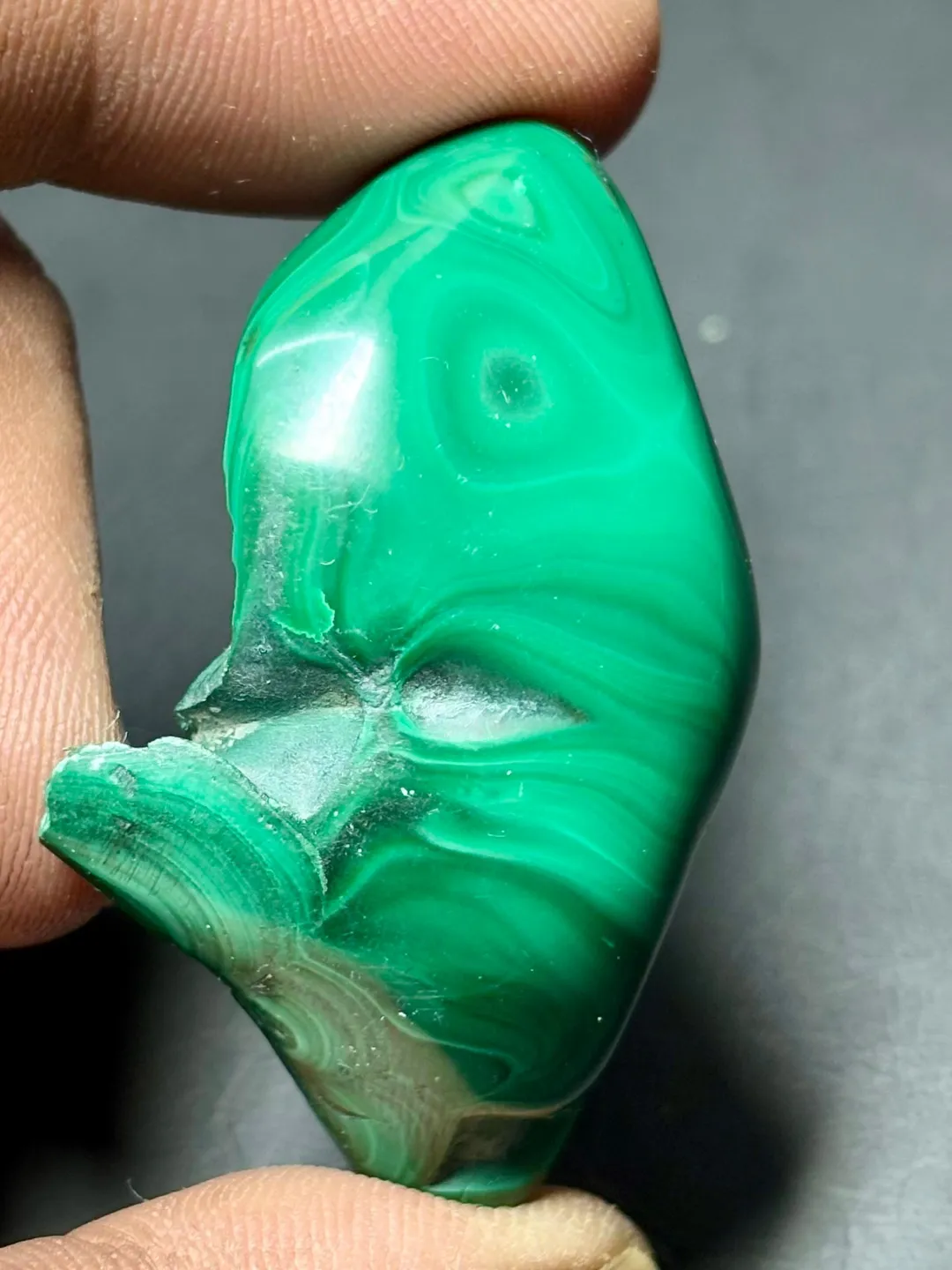 Natural Malachite Rogi Gemston Hendmend Cebochon