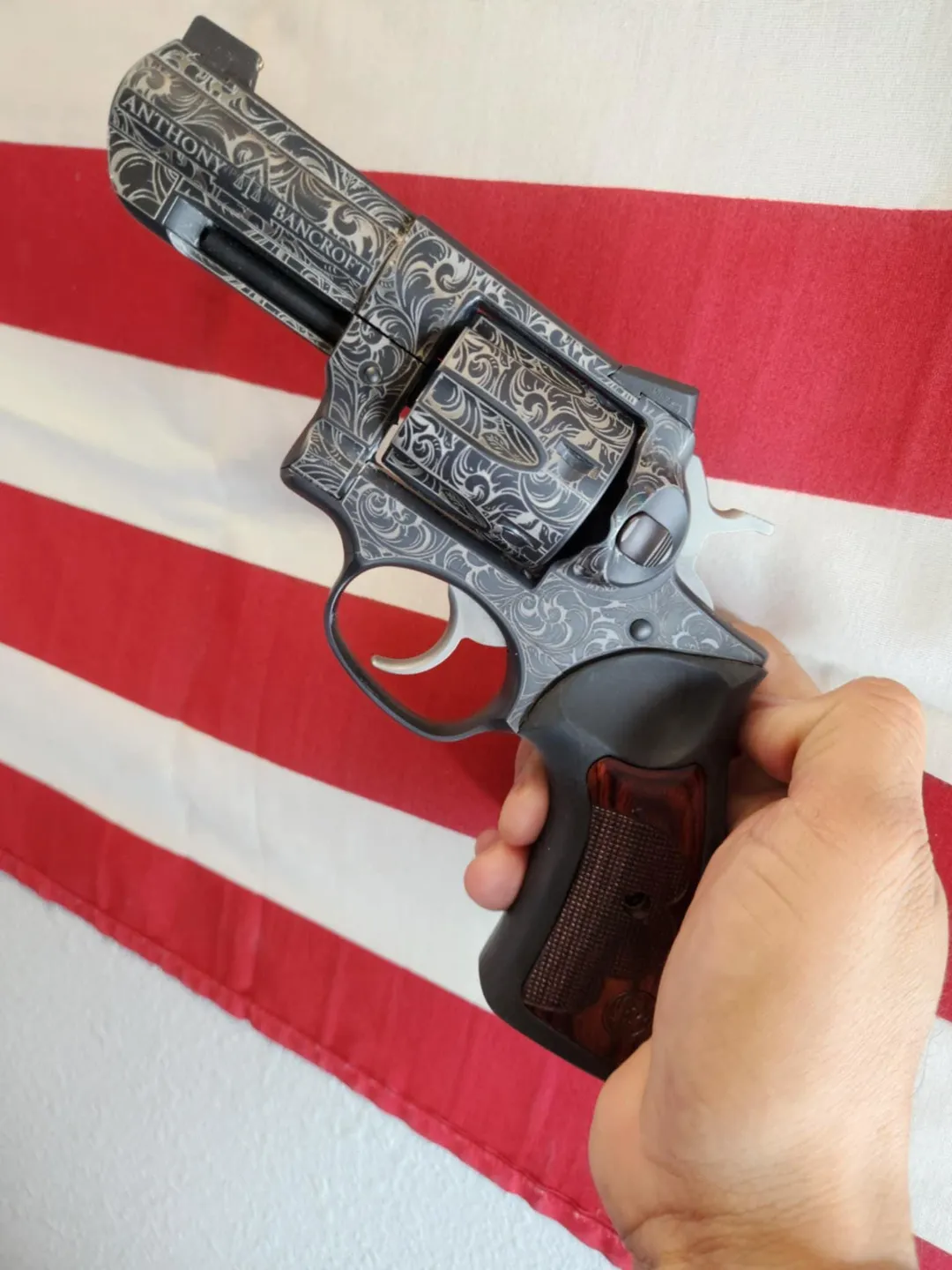 Ruger gp 100 357 Magnum Scroll Design.digital file,revolver design ...