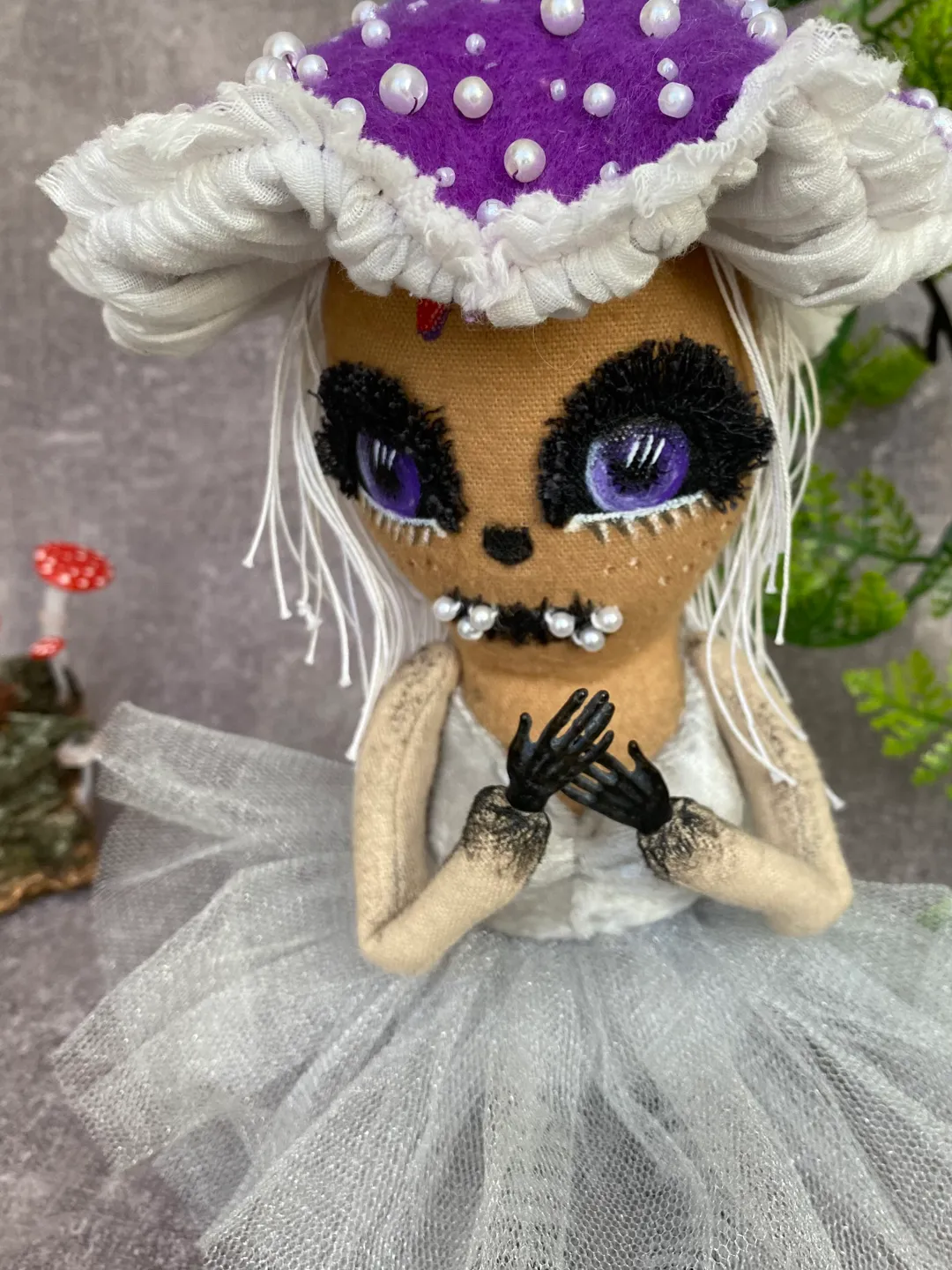Halloween doll for creepy decor . Creepy doll . Halloween home decor ...