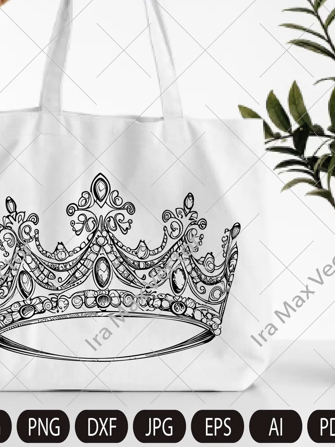 Royal crown/Crown diadem vector/Queen crown/King's crown vintage sketch ...