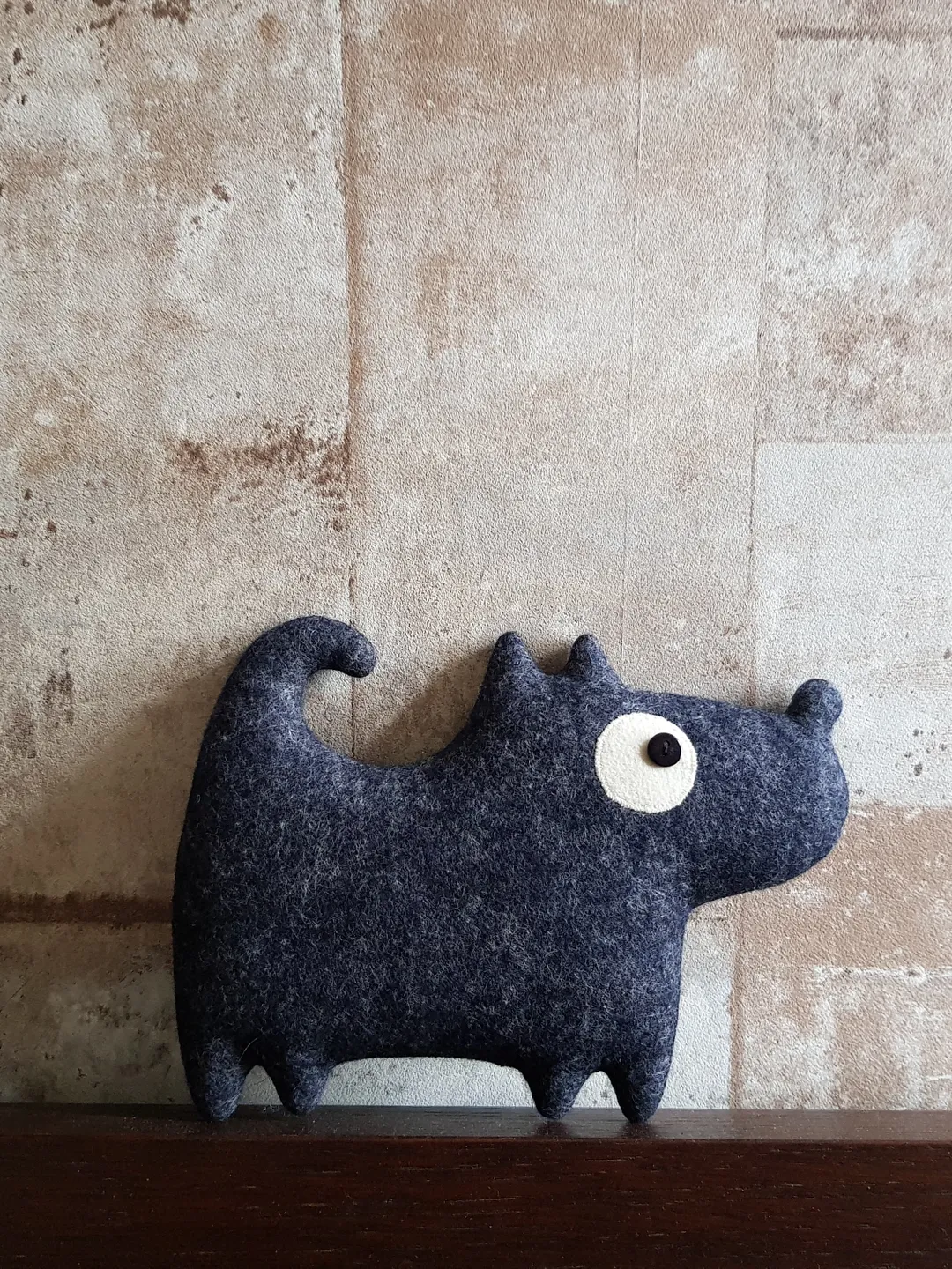 Felt Dog sewing pattern PDF, digital tutorial in english, felt doll ...