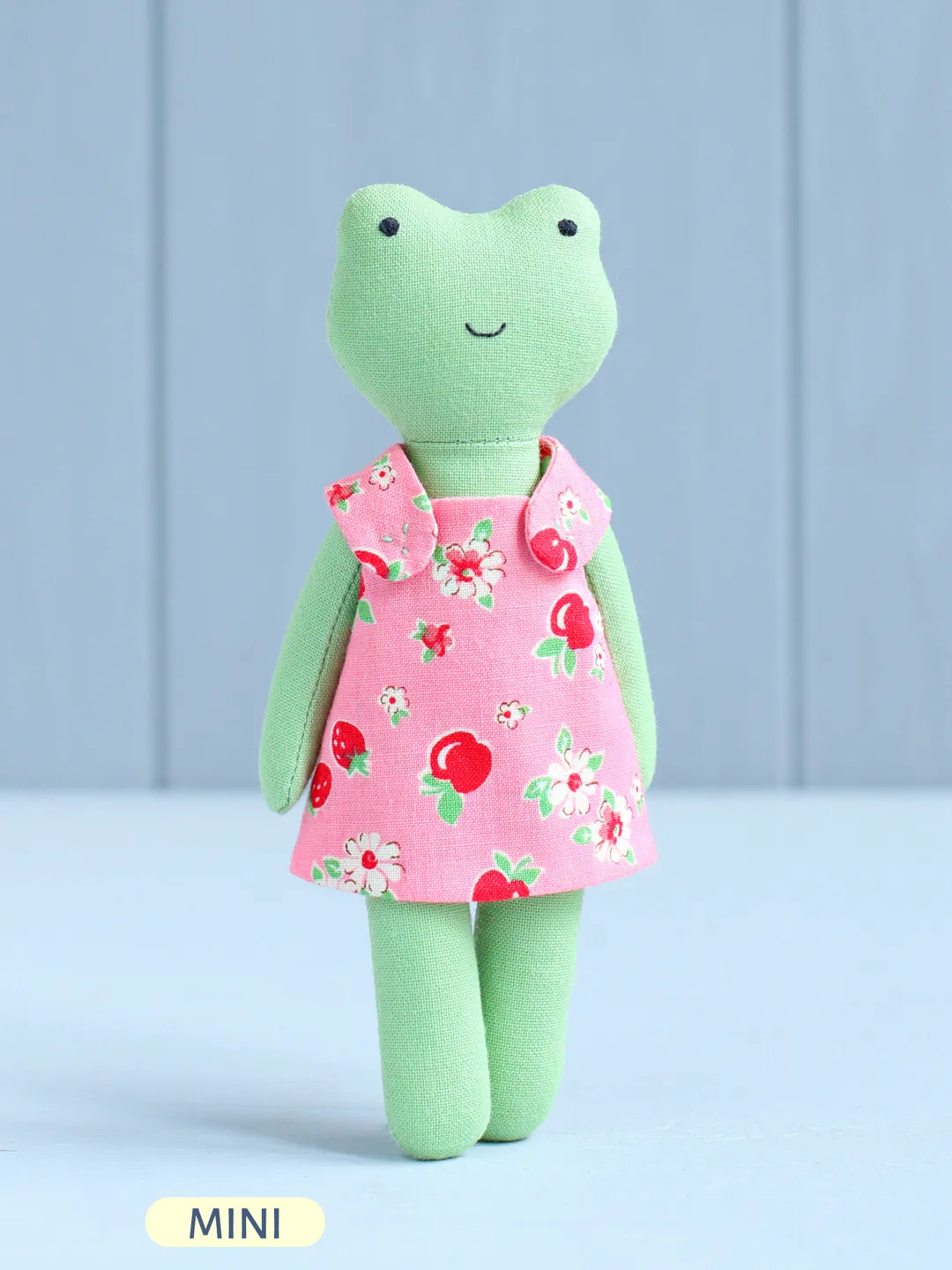 2 PDF Frog Family (Large Frog and Mini Frog Stuffed Animals) Sewing Patterns Bundle