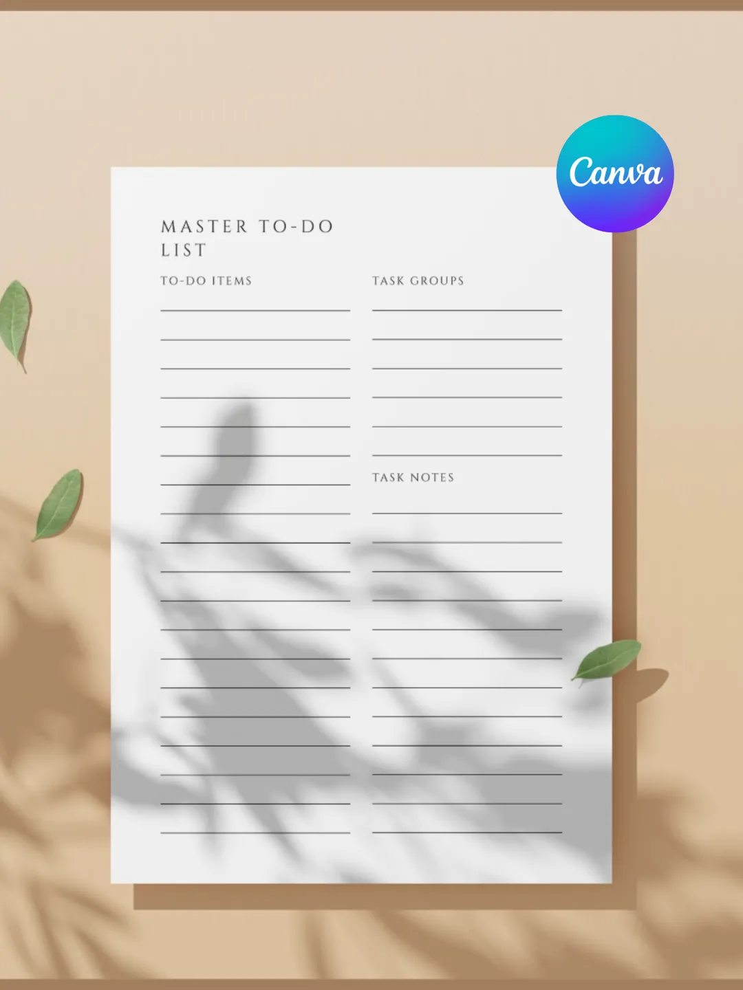 Minimalist Daily Planner