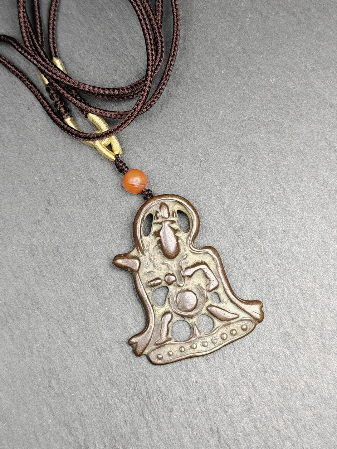 Unique Vajrapani Amulet Badge,Tibetan Buddhism Protective Charm,the ...