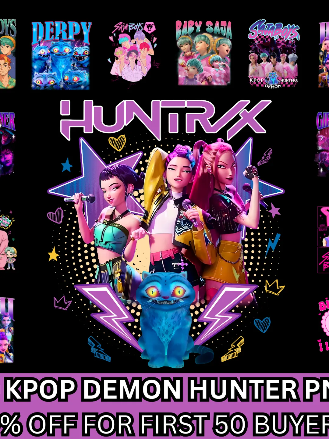 99+ Saja Boys Boy PNG Bundle, Girl Dinner Png, Kpop Demon Inspired ...