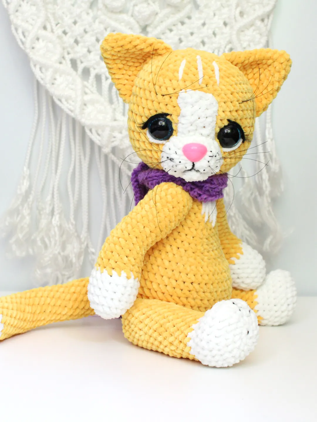 Crochet pattern cat, digital file PDF, amigurumi animals