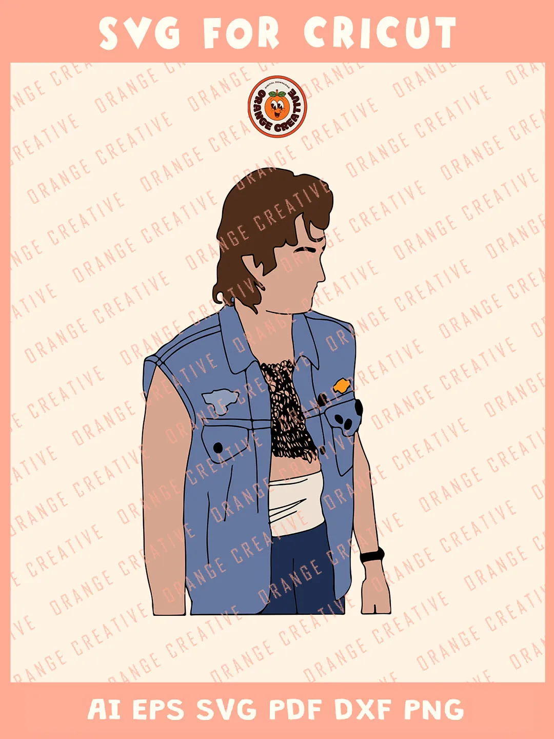Stranger Things Steve Harrington Character Svg, Stranger Things 4 Svg ...