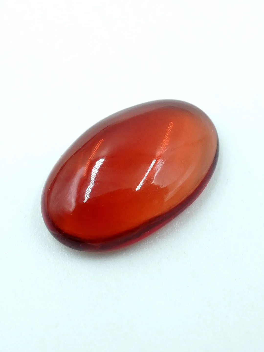 Natural Red Andesine Labradorite Oval Shape Smooth Cabochon Loose Gemstone