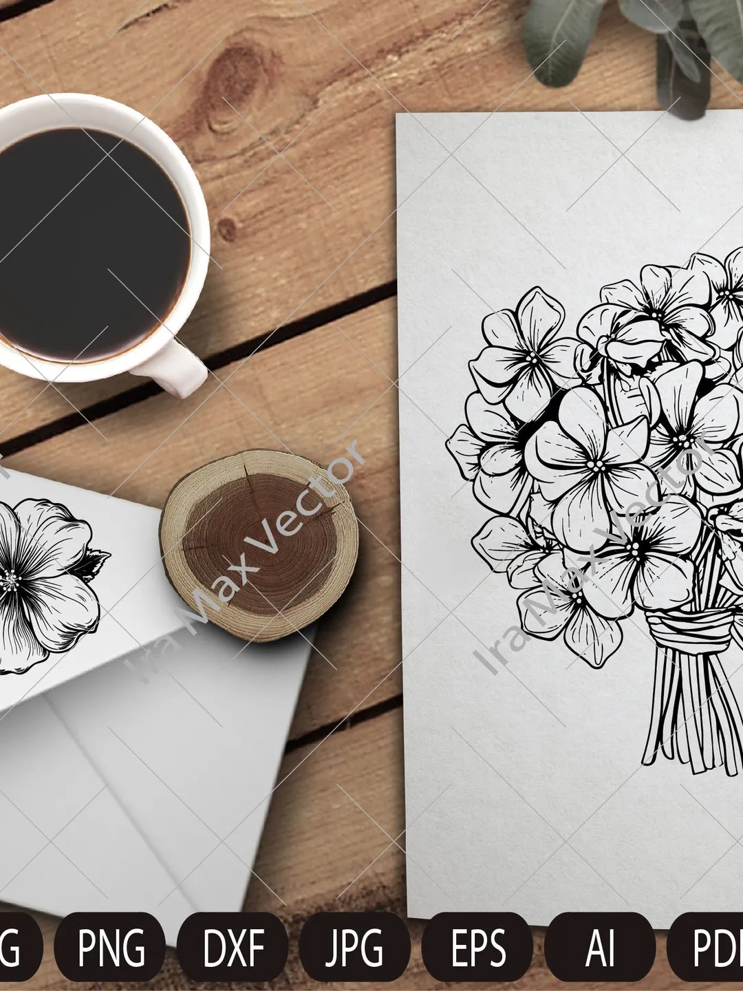 Violet SVG,Violet flowers svg,Violet bouquet, Spring Flower Vector ...