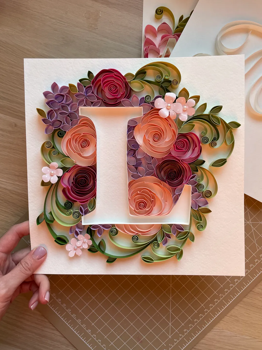 Set of patterns for Quilling | Initials A - Z