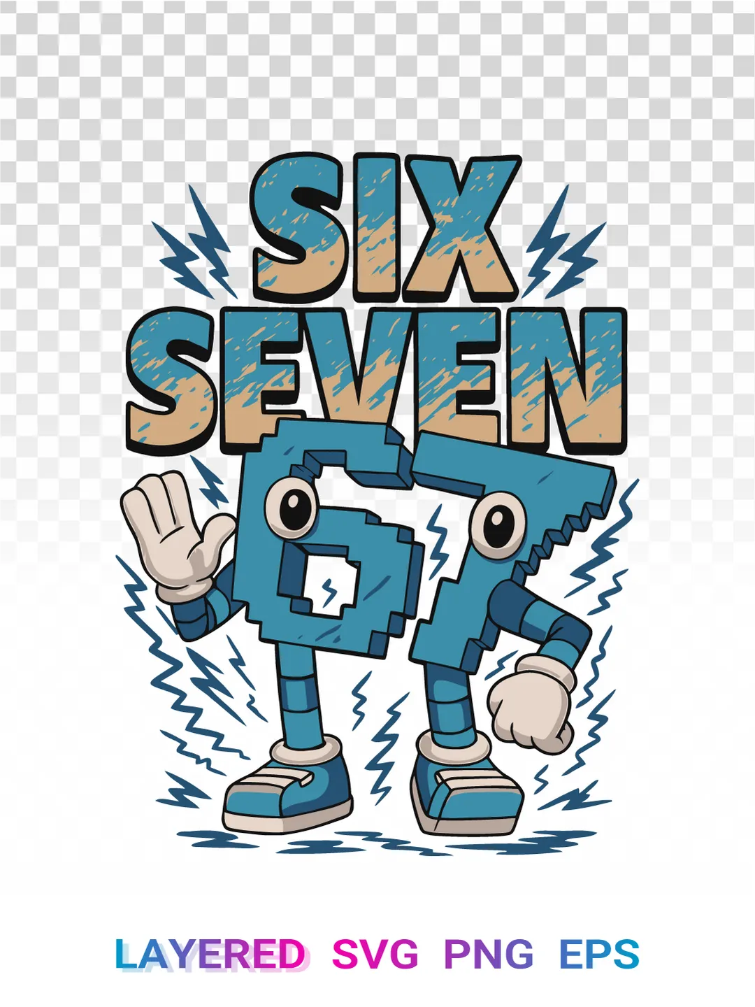 Grinch Six Seven PNG, Funny Christmas 6 7 SVG Meme Cricut