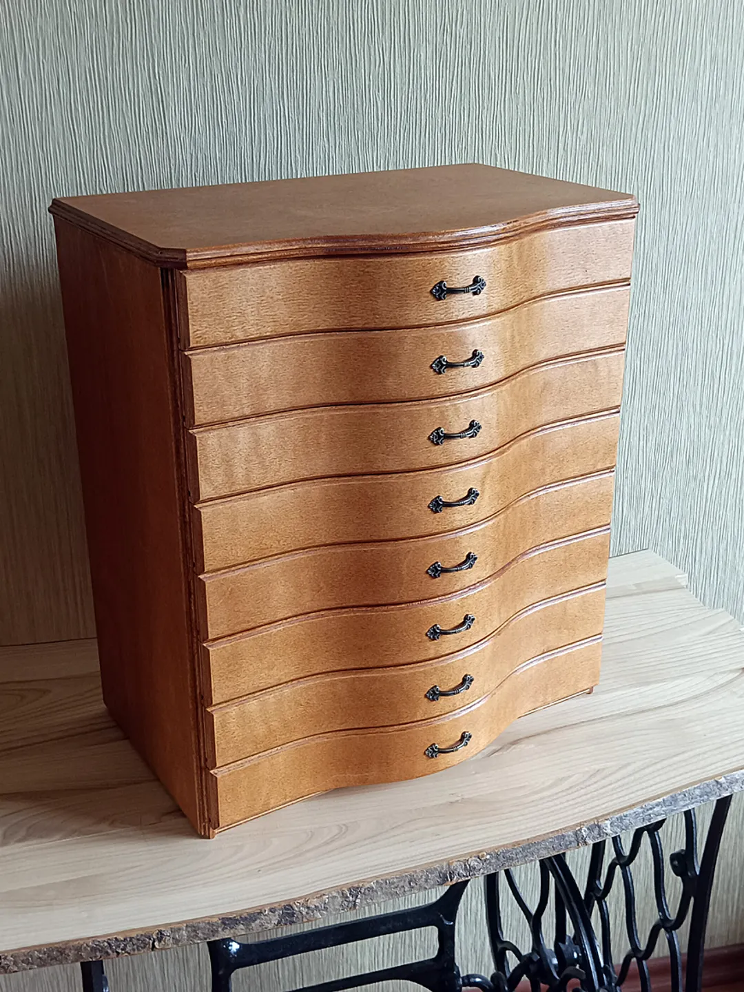Floss storage cabinet for DMC floss bobbins and skeins, Stitching ...
